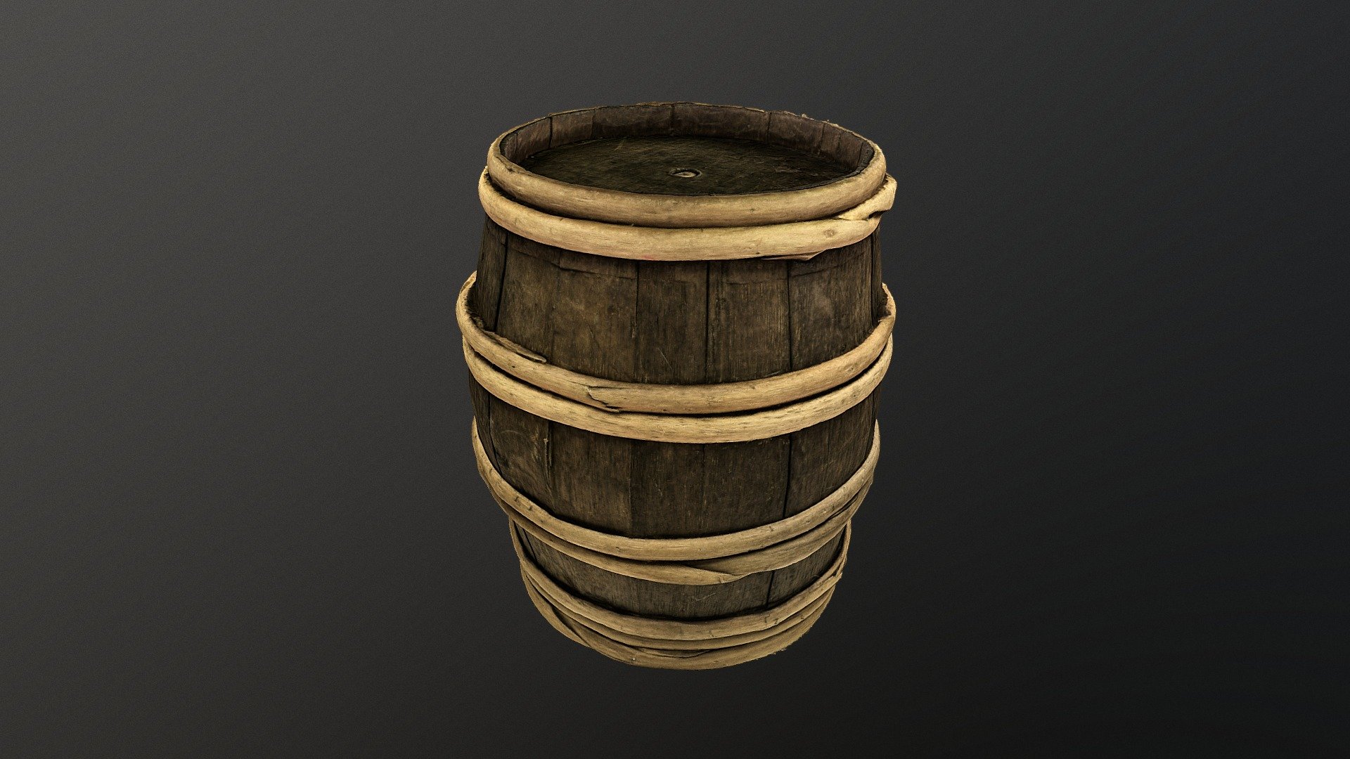 Бочонок - 3D model by aerostream [d48ded7] - Sketchfab