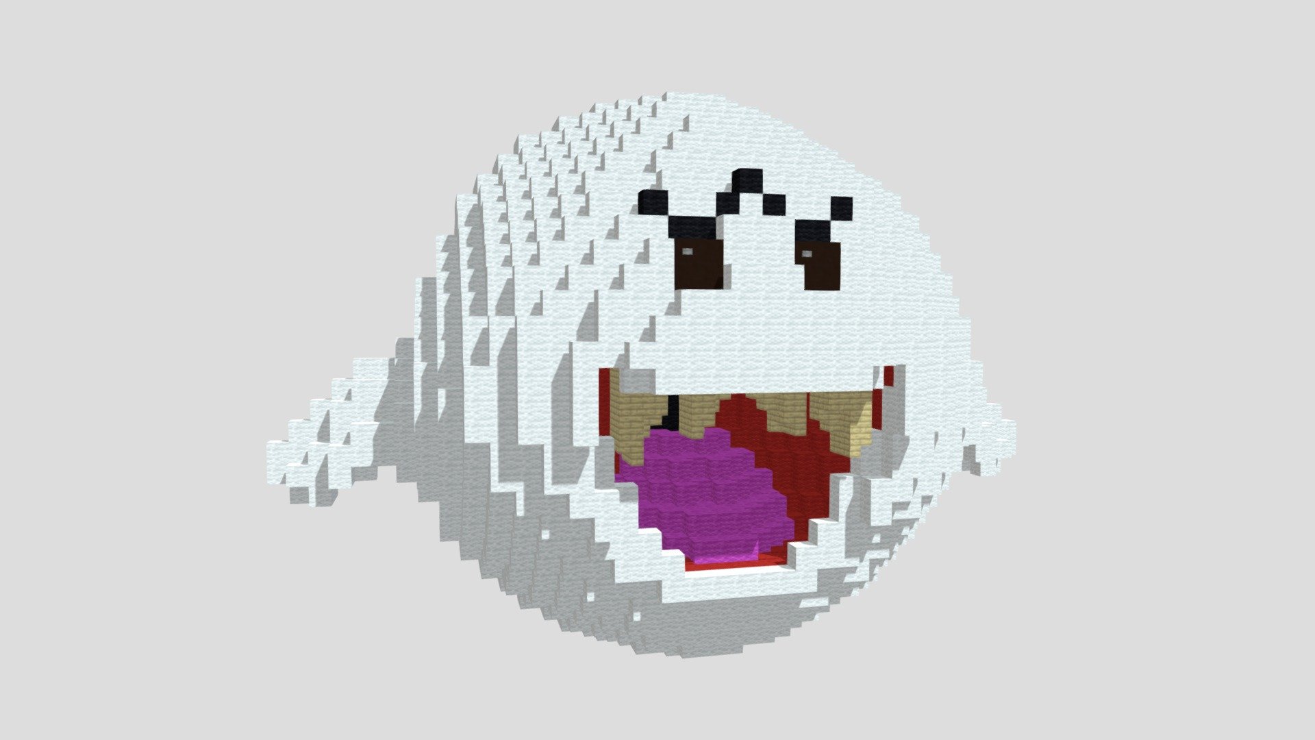 Mario Boo Minecraft Build - Download Free 3D model by Bully Magraptor ...