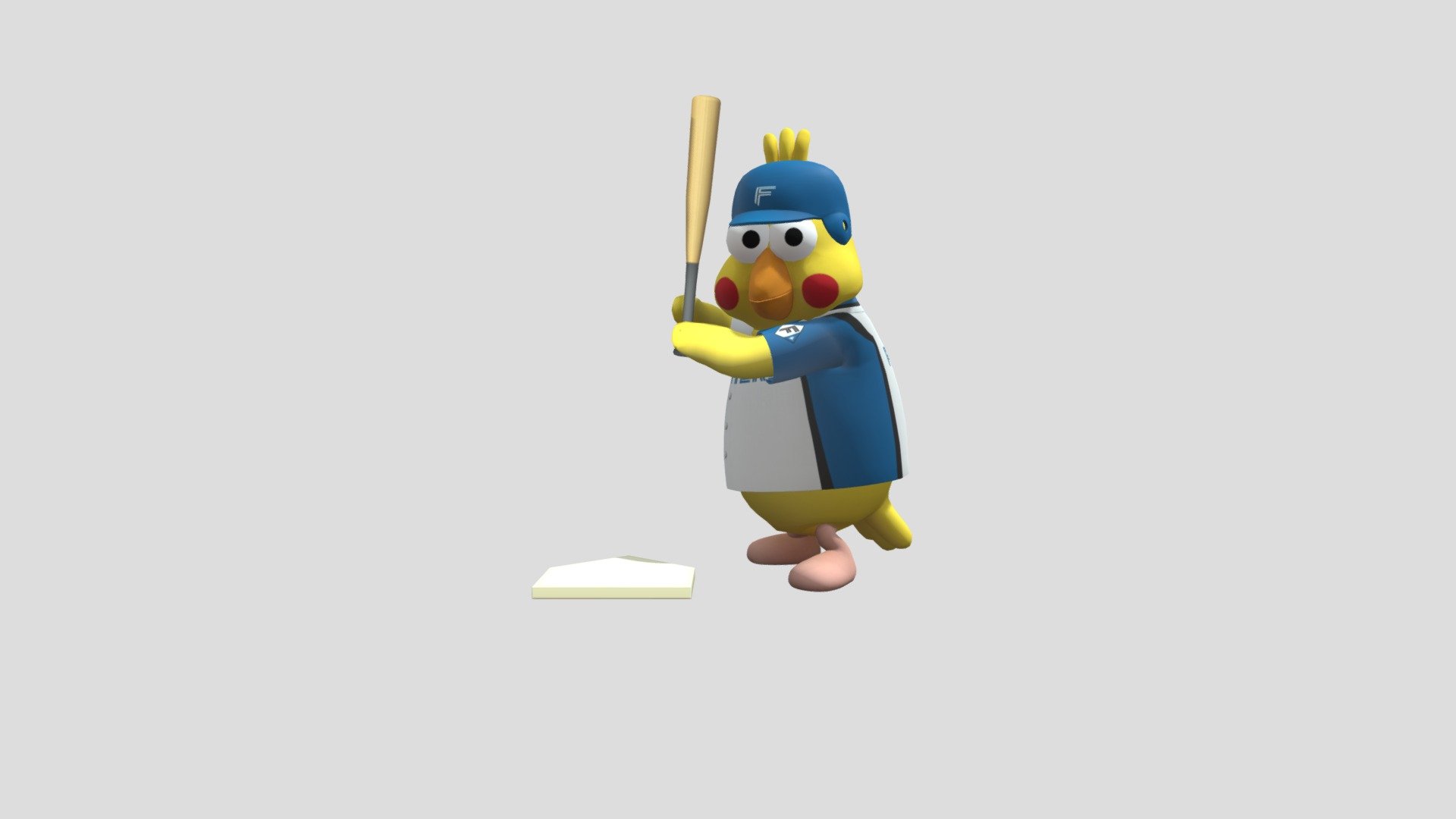 Poinco_uniform_ani_batting_anima - Download Free 3D model by Digital ...
