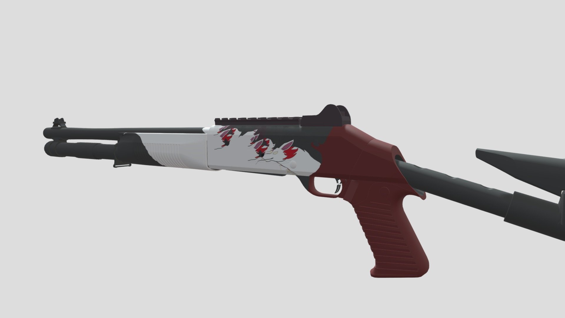 XM1014 / Kitsune - 3D model by maiplchet [d490297] - Sketchfab