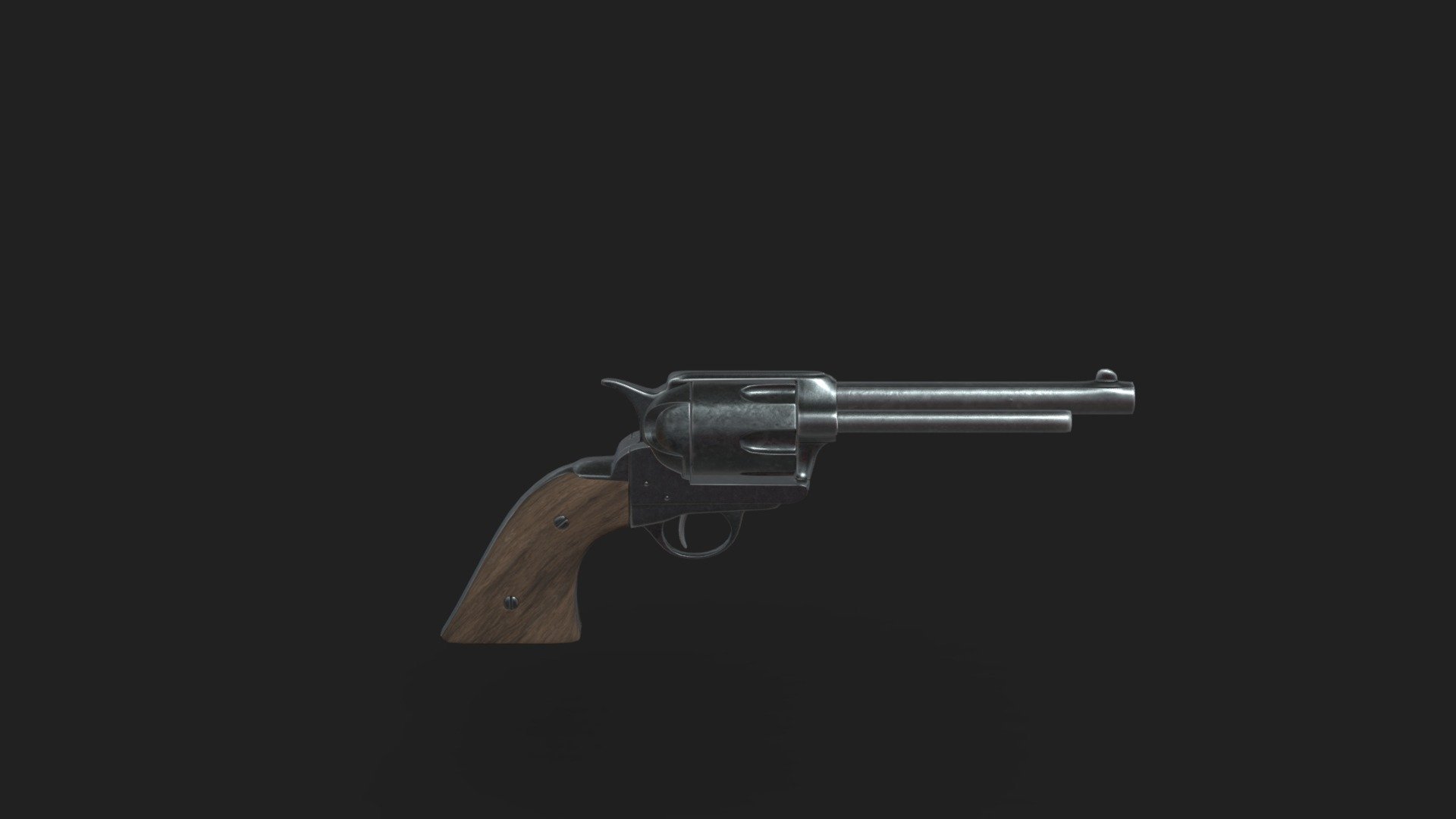 Revolver Colt 45 - 3D model by Valentin.Szabo [d49116e] - Sketchfab