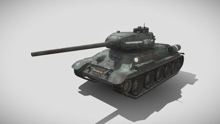 T34-85 3D models - Sketchfab