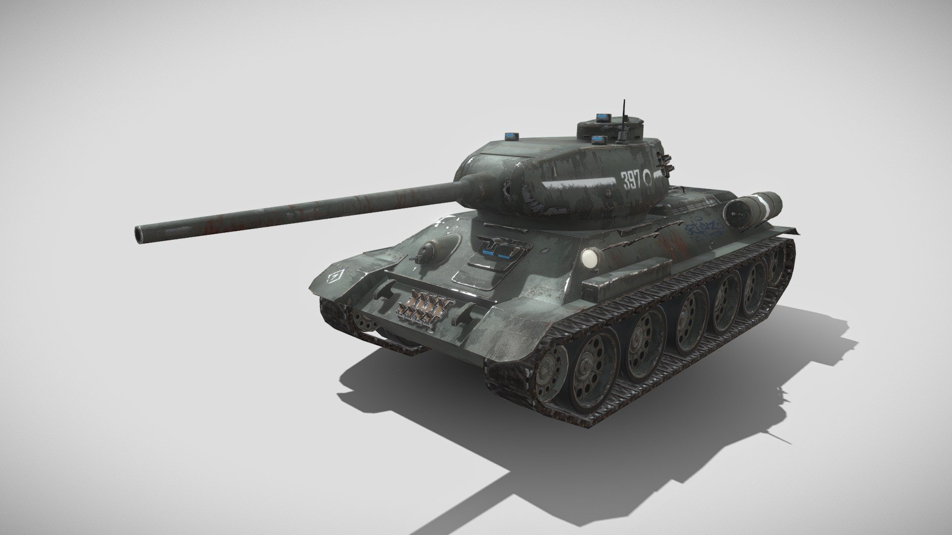 T-34 Tank - Buy Royalty Free 3D model by spacelynxcanfly [d492bbf ...