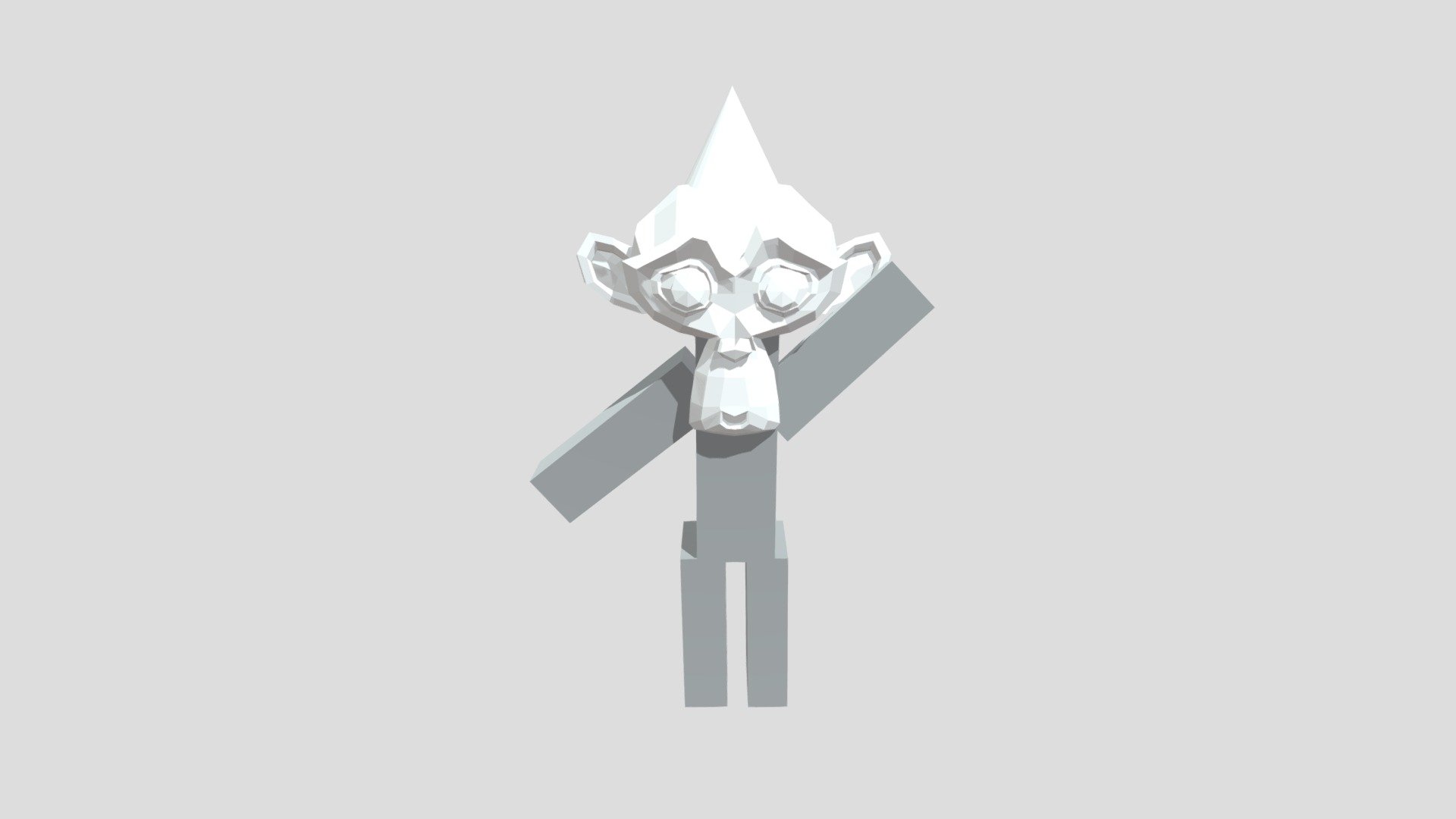 funny monkey - 3D model by hamsodges [d492d3f] - Sketchfab