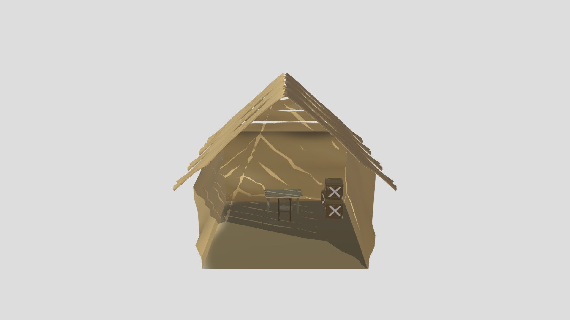 Shack Interior - Download Free 3D model by zalfornt [d493aac] - Sketchfab
