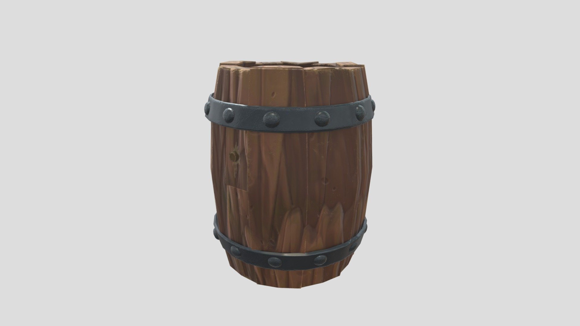 Stylized_Barrel - 3D model by Ractioneer [d493d6a] - Sketchfab