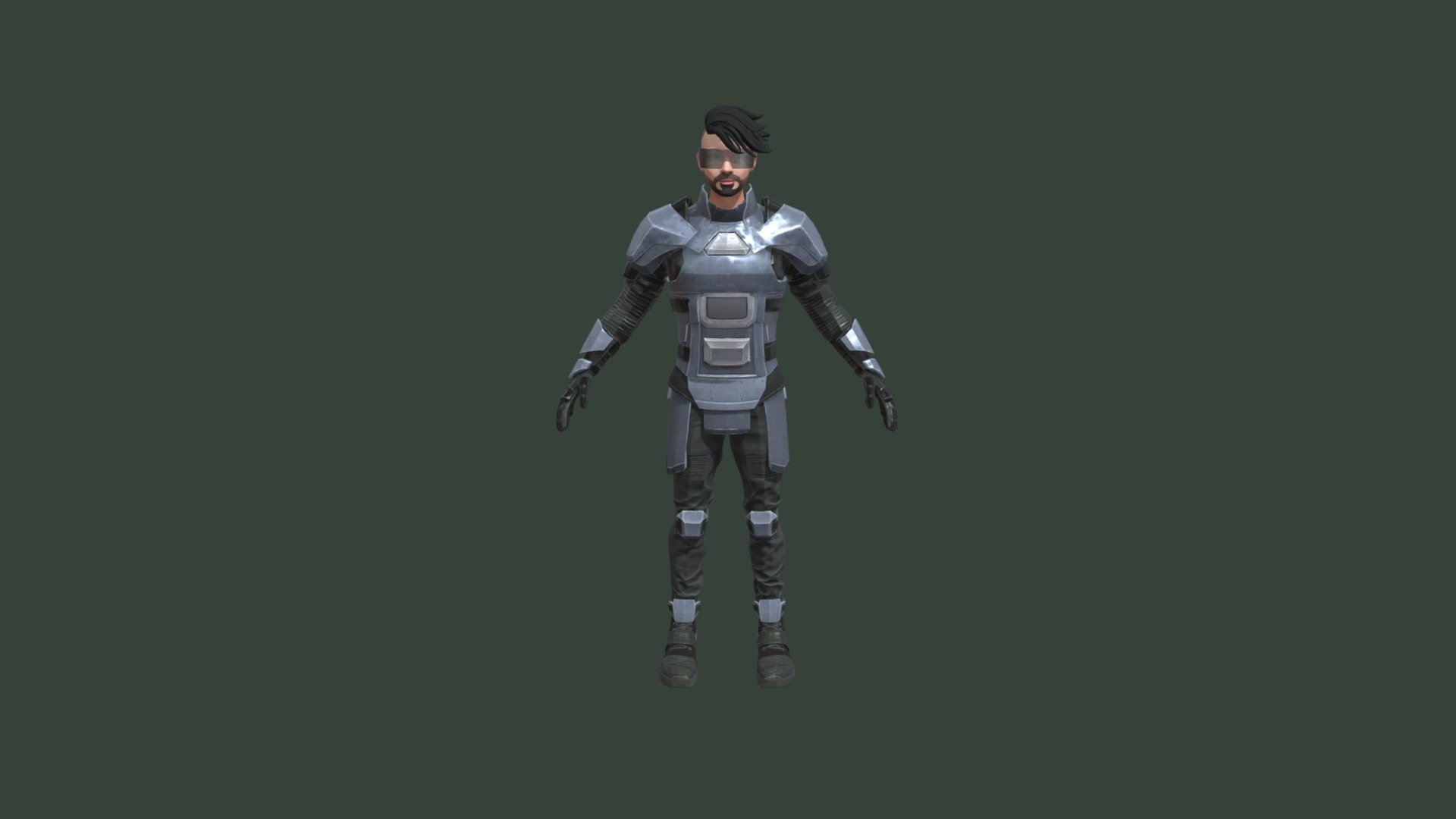 male character #1 - Download Free 3D model by BELAZ (@asset_for_games ...