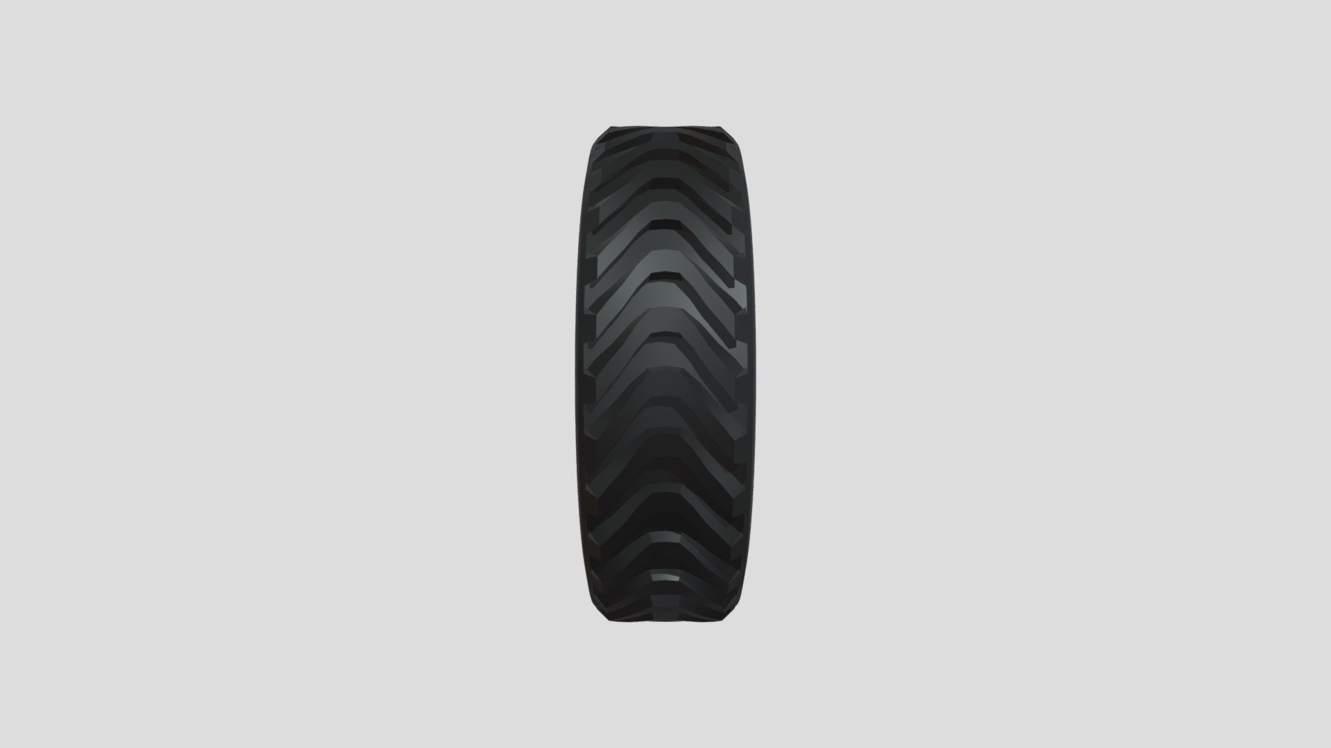 Tractor Tire Side View