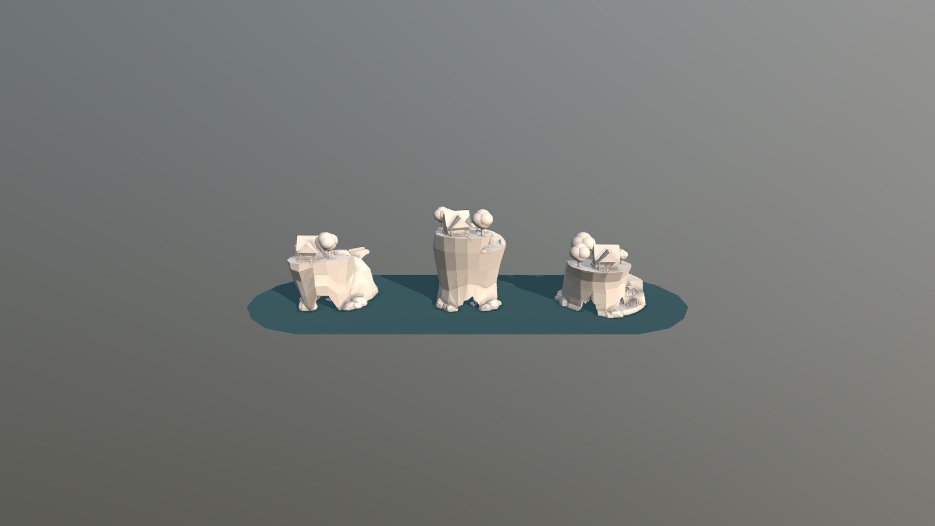 DAE 3 Blockouts - By the ocean - 3D model by thibault hollevoet ...