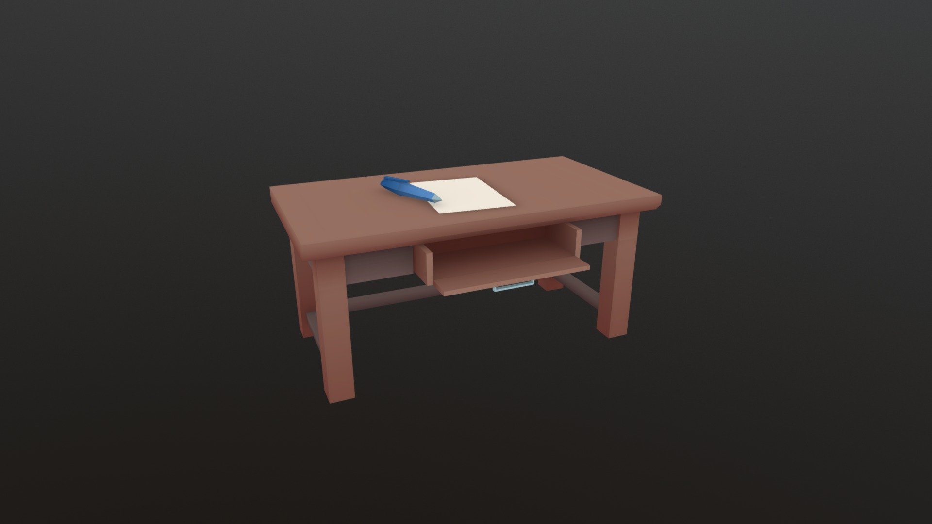 Desk - Household Props Challenge - 3D model by hanoldaa [d49b02a ...