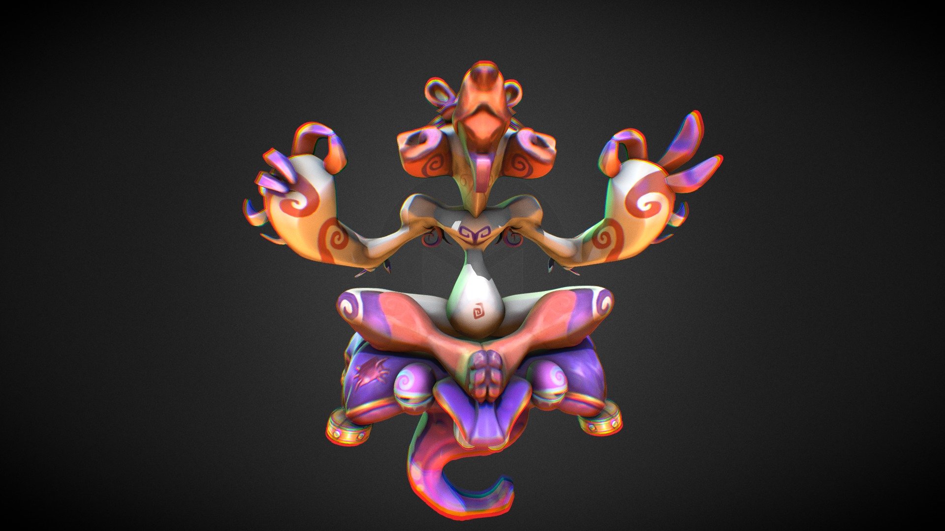 Zeny & Blurp - 3D model by MarieUzan [d49b8be] - Sketchfab