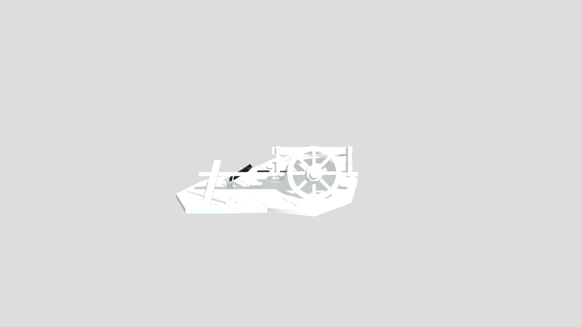 Broken Carriage - 3D model by justin2138169 [d49b9e1] - Sketchfab