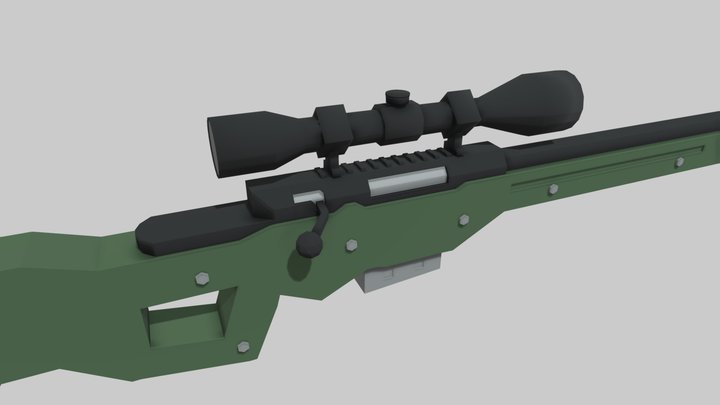 Realistic-gun 3D models - Sketchfab