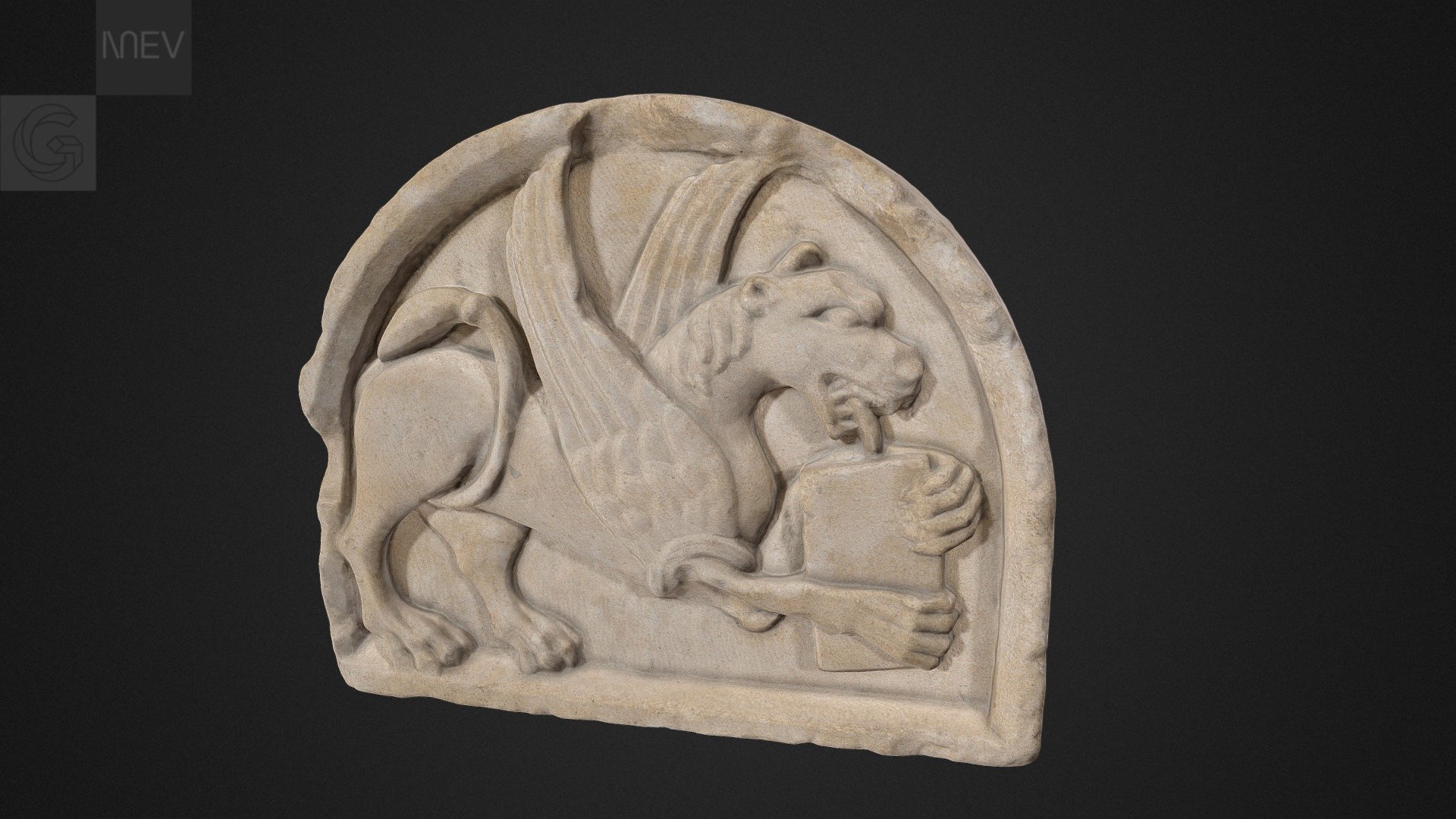 Relleu amb lleó de Sant Marc. MEV - Download Free 3D model by Giravolt ...