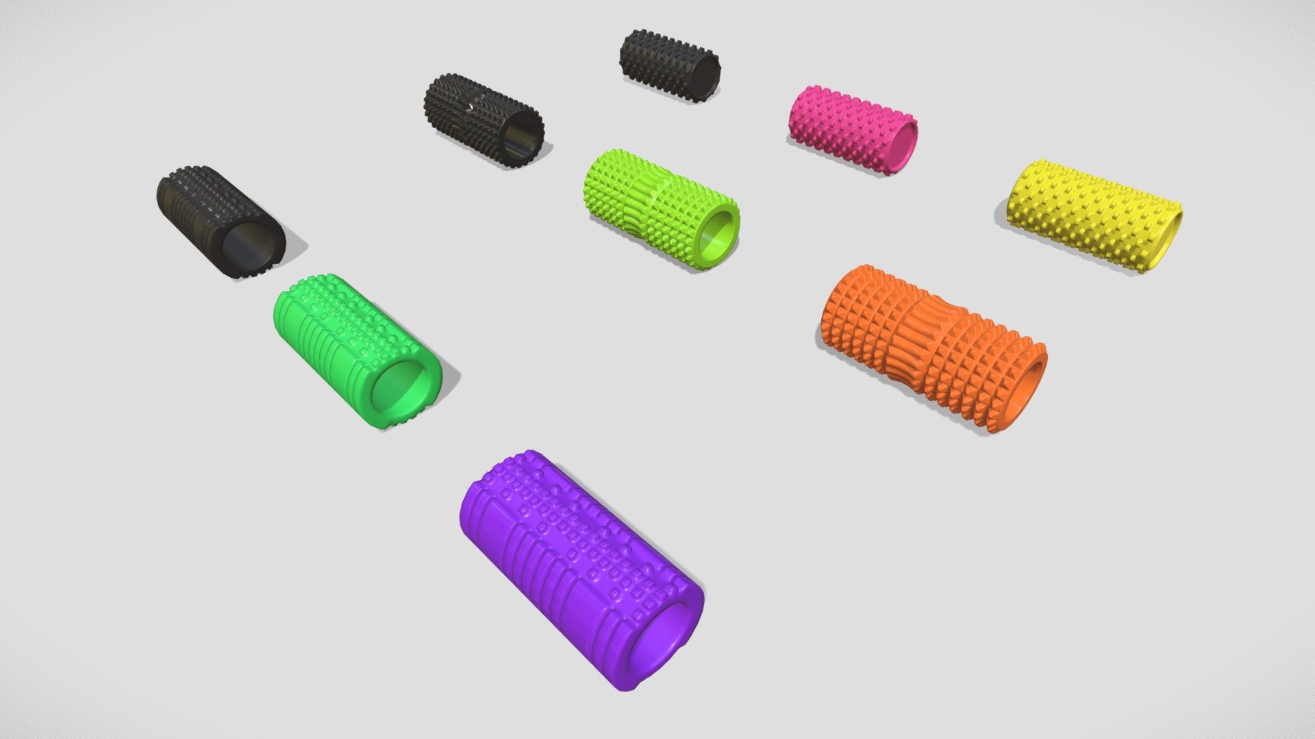 Foam Roller - Low Poly - Buy Royalty Free 3D model by MHKstudio ...