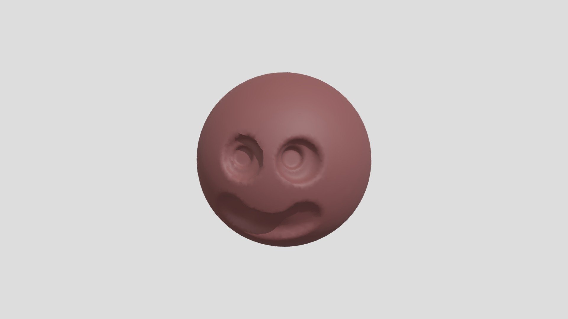 Mildly Terrifying Smiley Face. - 3D model by elwi5c3 [d49f882] - Sketchfab