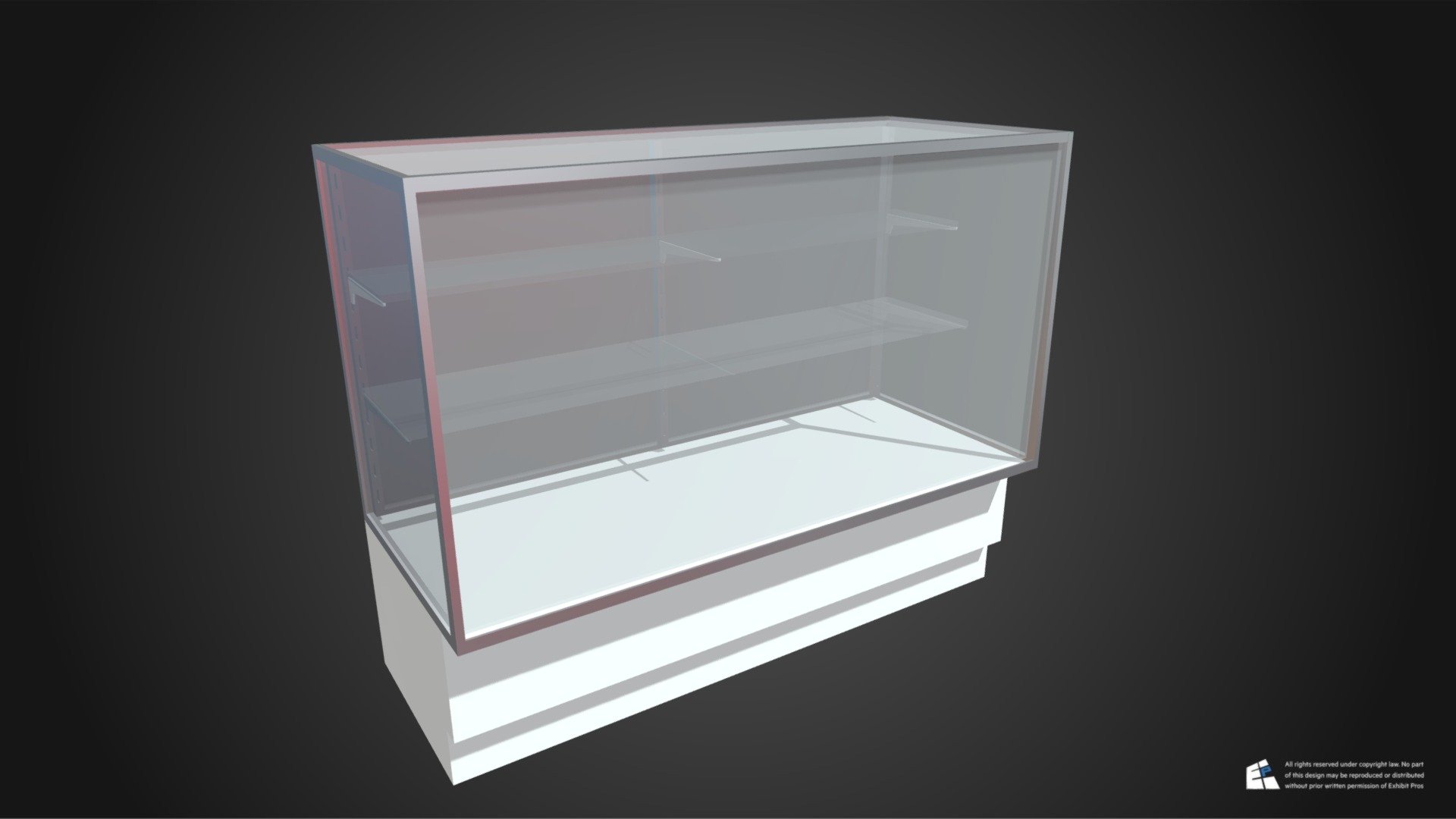 4ft Full View Display Counter - Download Free 3D model by EP (@ExhibitP ...
