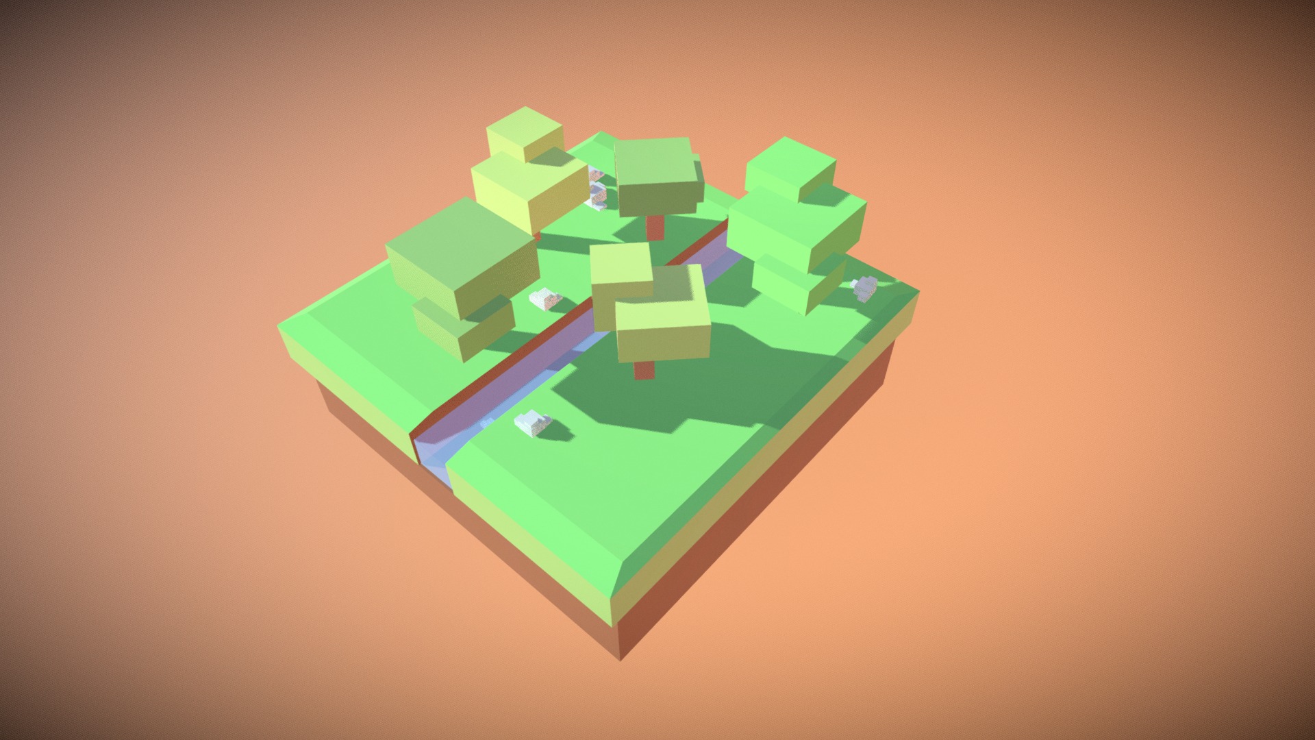 Low Poly Forest - 3D model by Pastore Gonzalez (@Pastore.Gonzalez ...