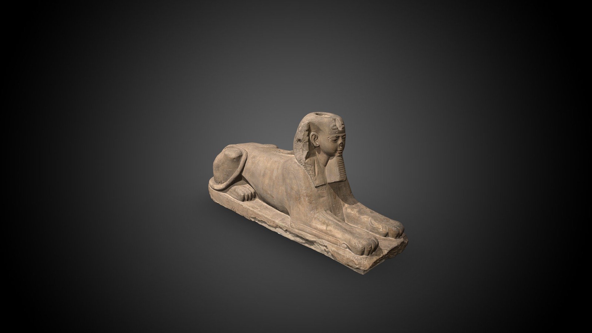 Sphinx - 3D model by Museo Egizio (@Museoegizio) [d4a2a95] - Sketchfab