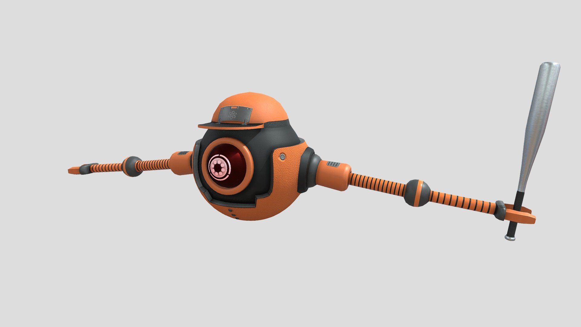 Baseball Bot (Clean) - 3D model by Ryan Horney (@RyanHorney) [d4a42e8 ...