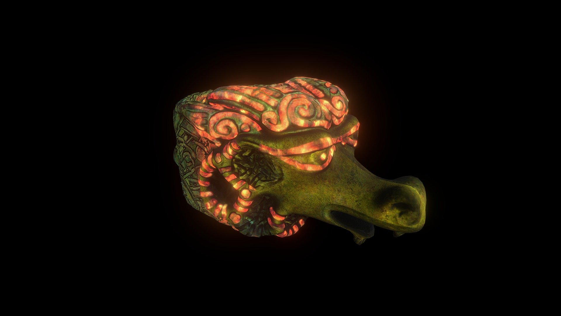 Dragon Head - 3D model by olga_poloukhine [d4a5a03] - Sketchfab