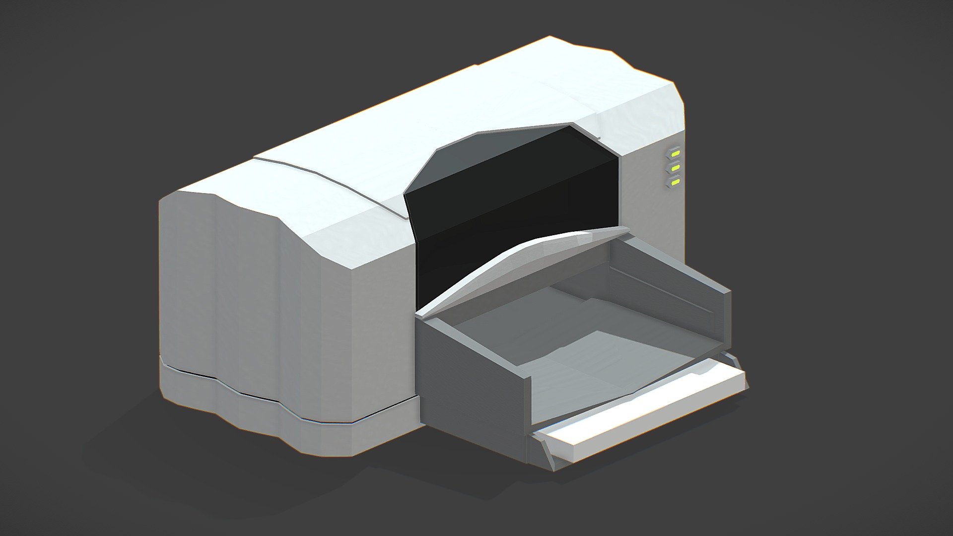 Old Printer Low Poly - Download Free 3D model by lucasalic00 [d4a6b28 ...
