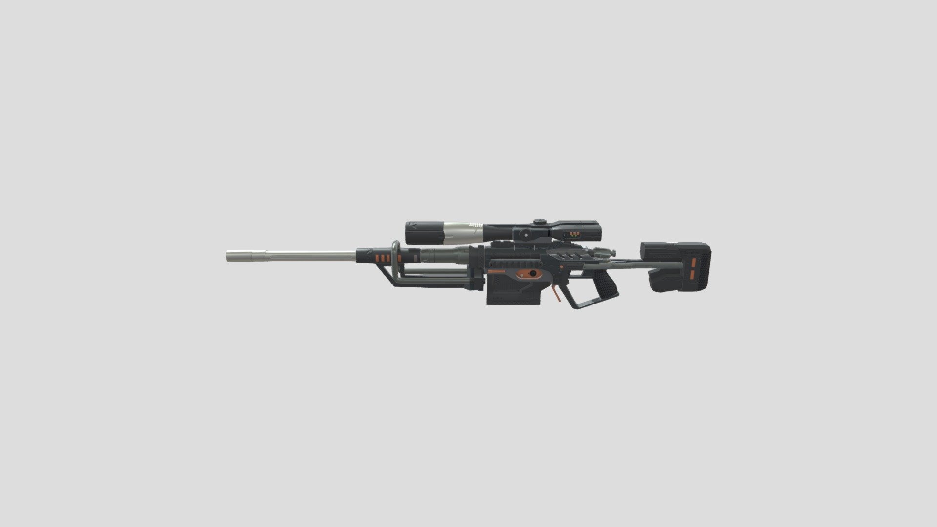 gun asset - 3D model by PRABEL [d4a6c7c] - Sketchfab