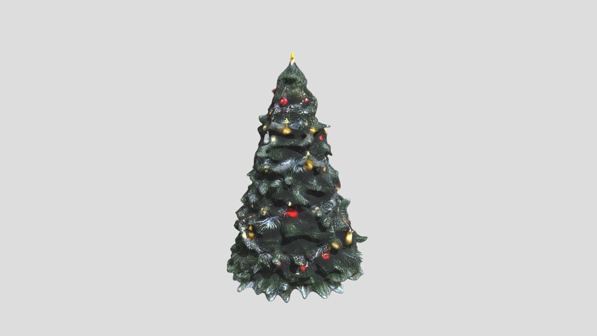 Christmas tree 6 - Download Free 3D model by B4D7 [d4a6f3f] - Sketchfab