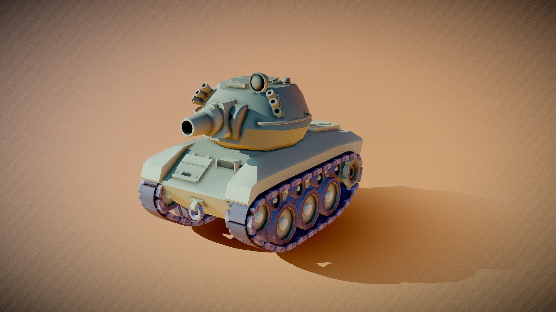 Game-Ready Chibi Tank - Download Free 3D model by L. Virolainen ...
