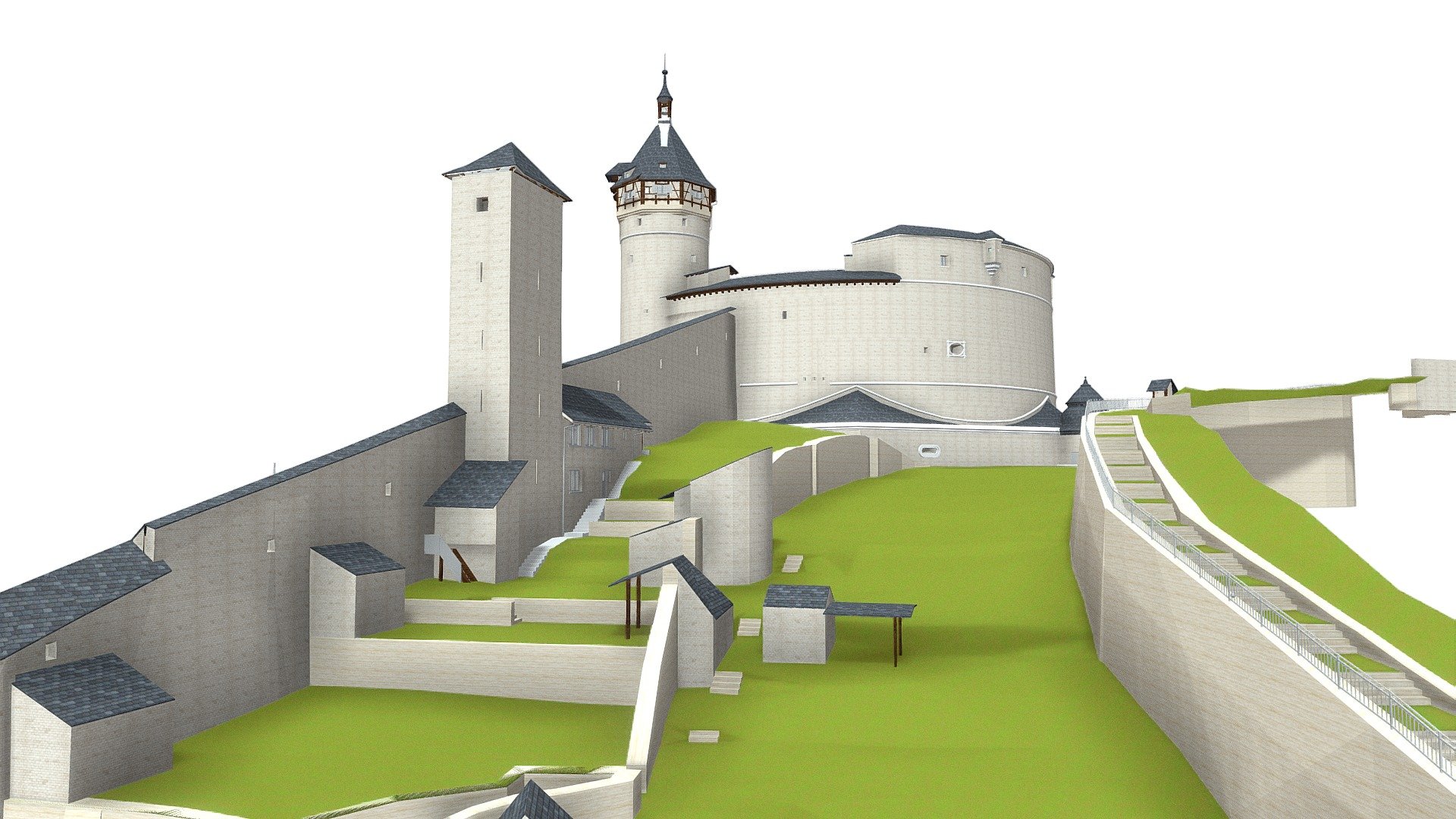 61_2536 Schaffhausen, Munot_AC25 - 3D model by HMQ AG (@hmqasia ...