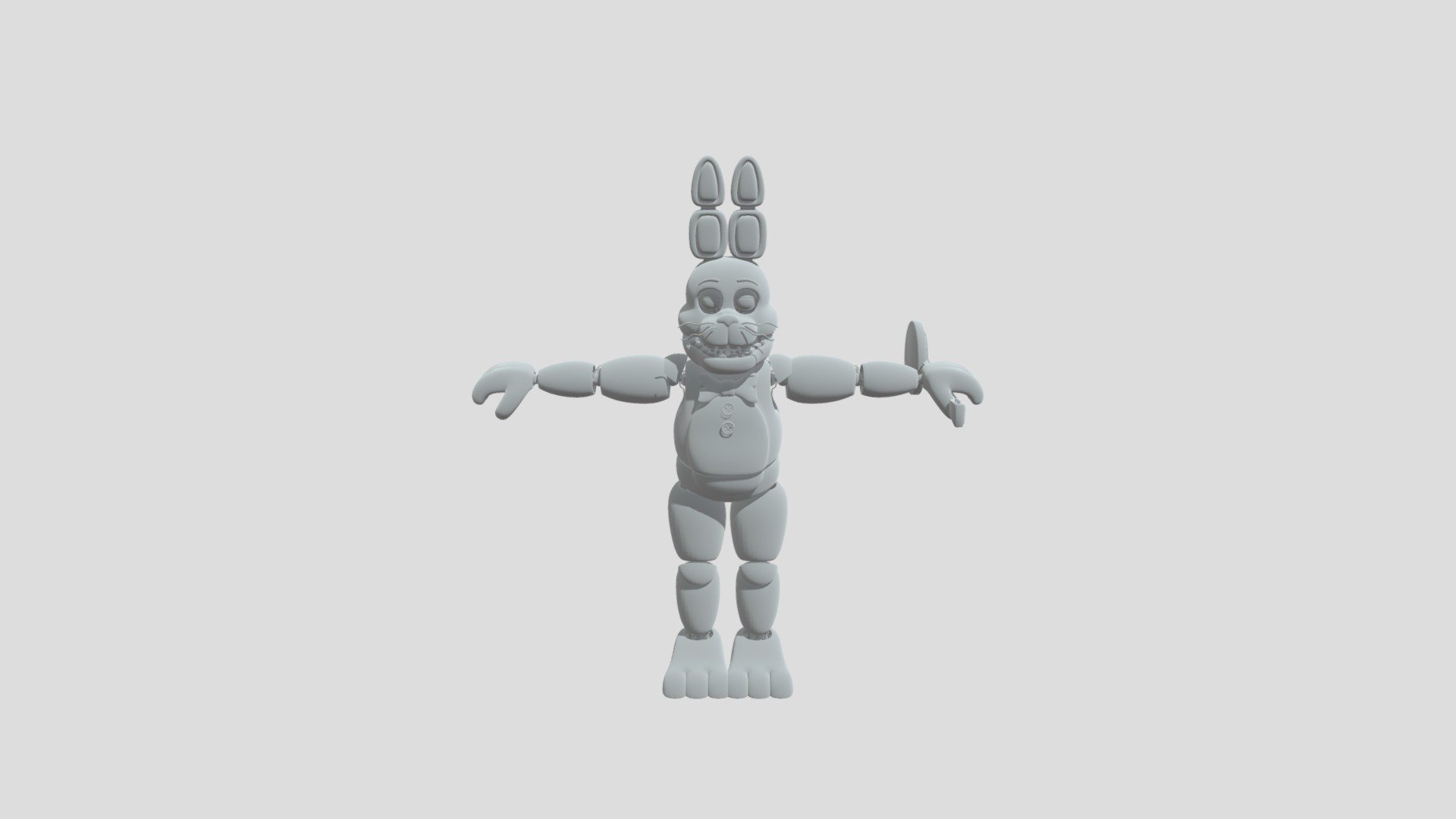 Unwithered Fat Golden Bonnie - Download Free 3D model by Gutbear ...