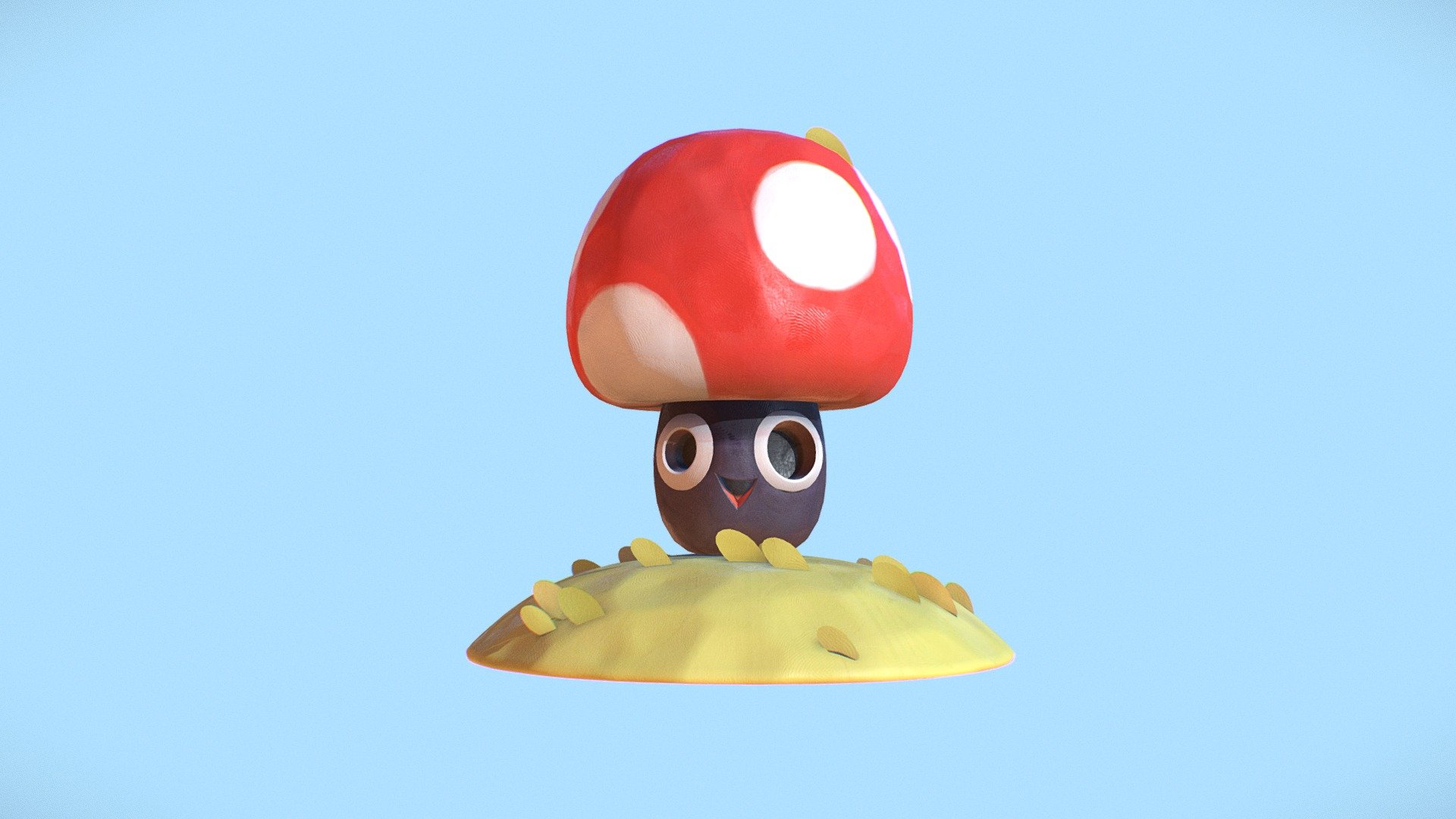 simple shroom - 3D model by sergei ryzhov (@sergei-ryzhov) [d4ac359 ...