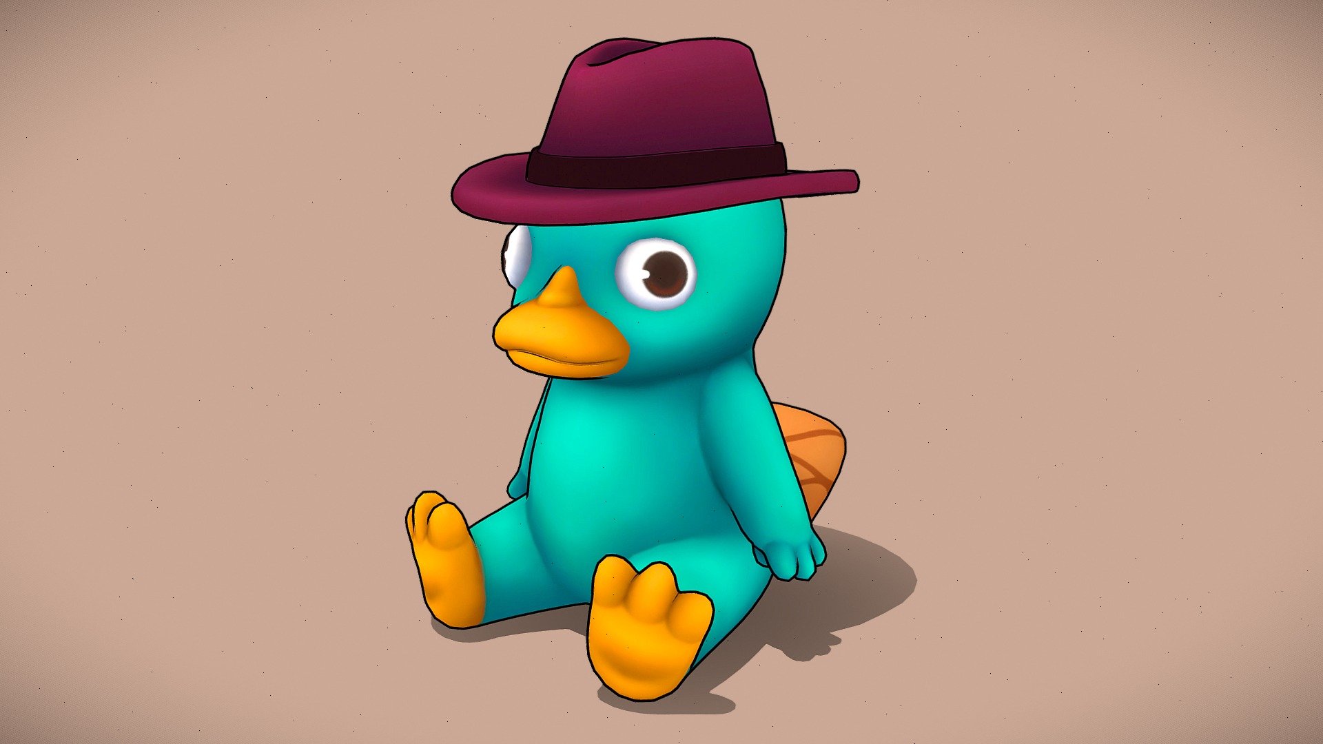 Perry the Platypus - 3D model by GabsVerasto [d4b02c3] - Sketchfab