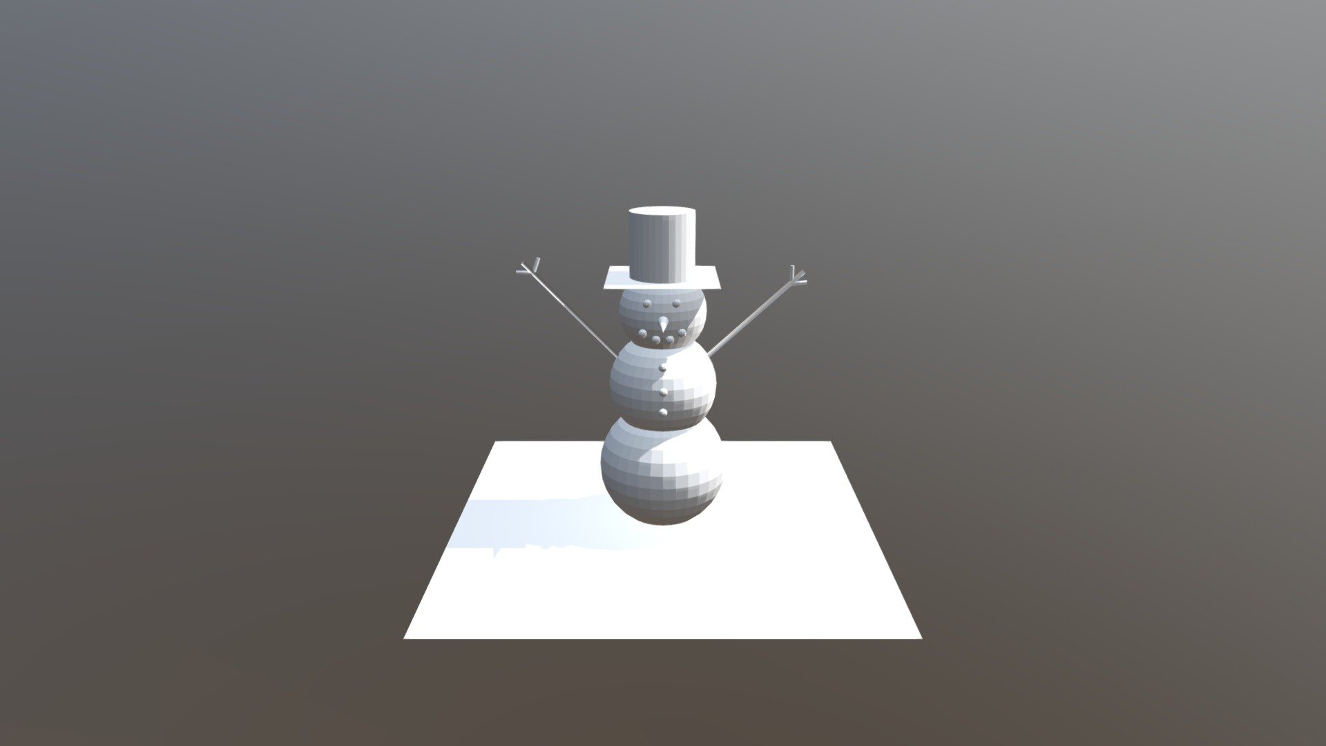 Snowman - 3D model by 19MontemayorAndrew [d4b036a] - Sketchfab