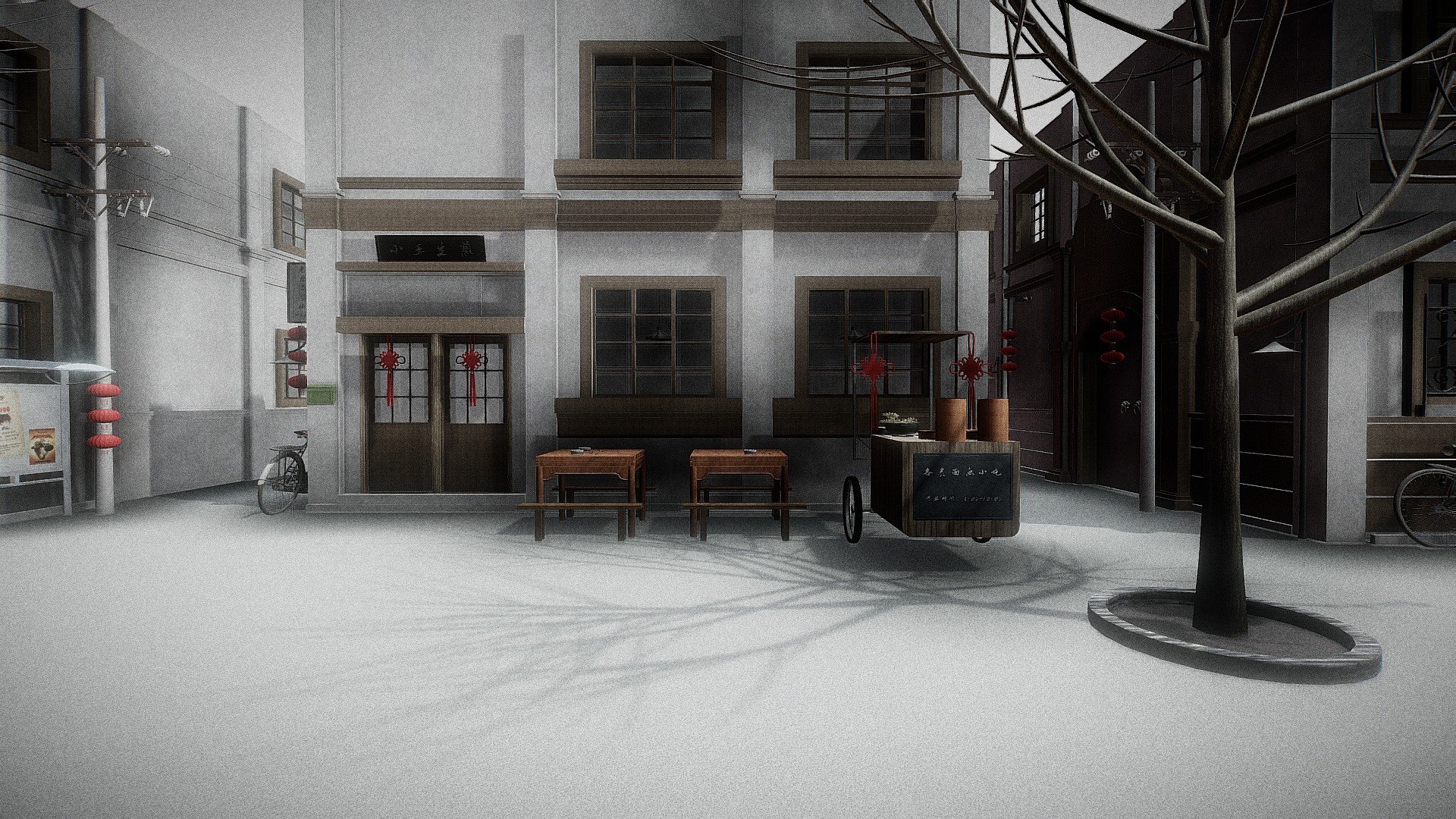 Traditional street - Buy Royalty Free 3D model by okotaru (@loaferspore ...