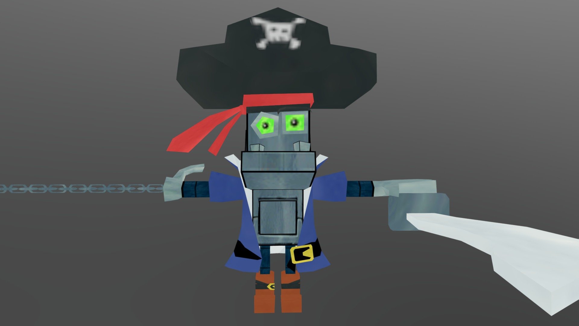 SpongeBob BFBB: Pirate Bot (Custom Model) - 3D model by sanekogon ...