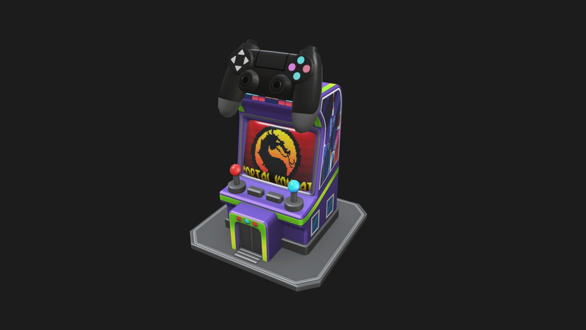 Video Game Arcade - Download Free 3D model by andrettia [d4b165c ...