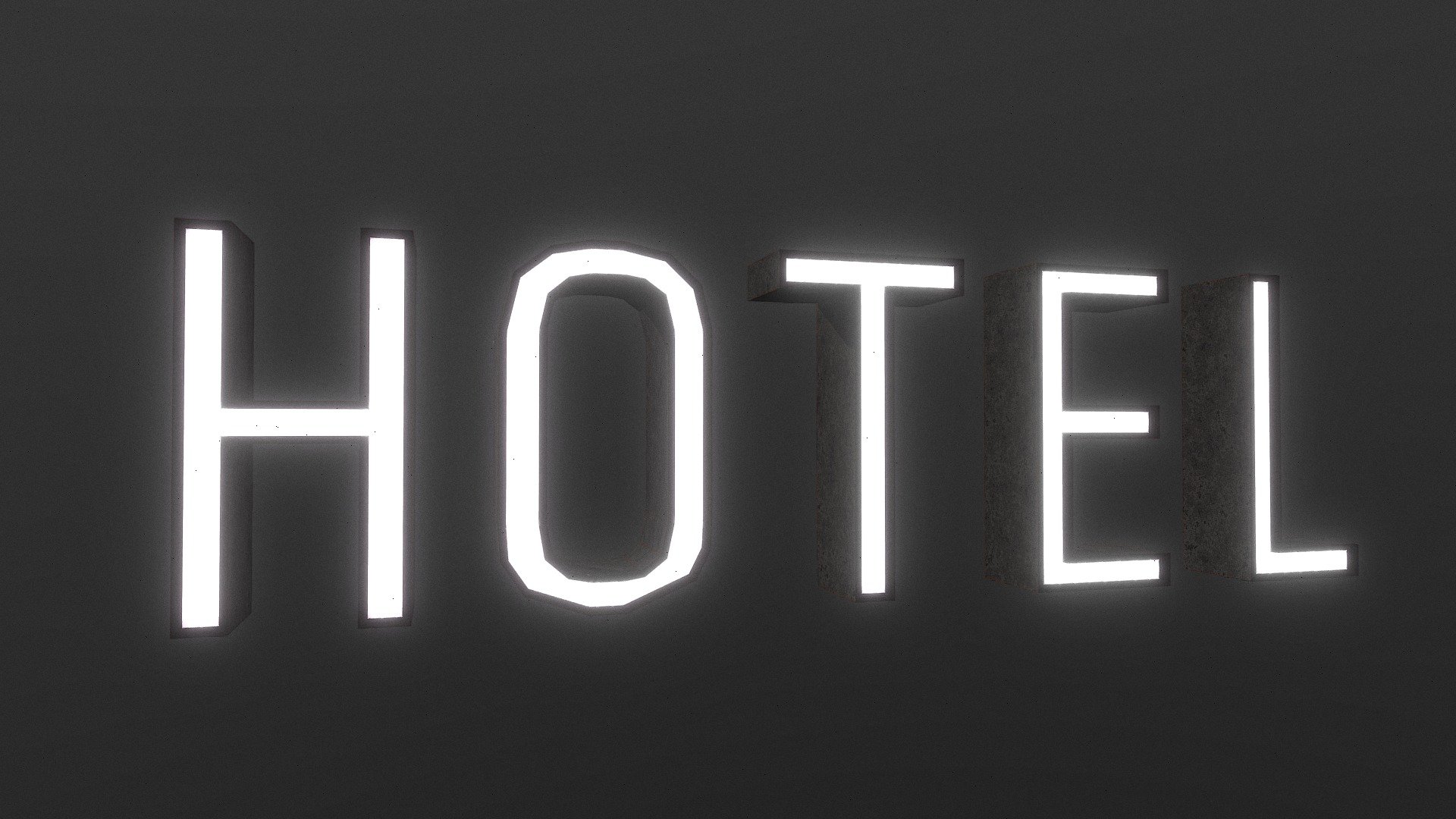 Neon Hotel - Buy Royalty Free 3D model by @blue.blender.print (@arobaco ...