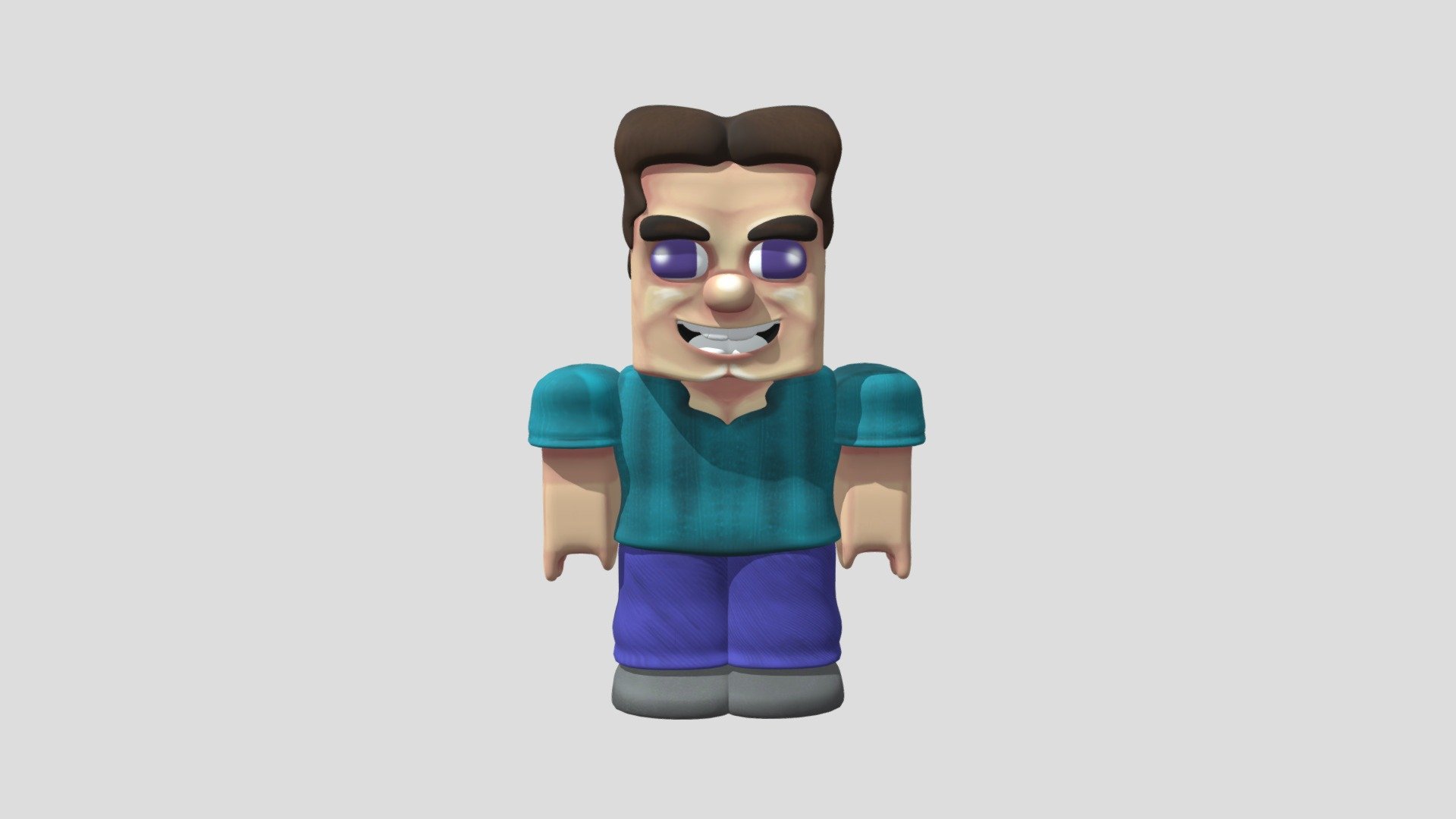 Grotesque Steve - Download Free 3D model by jebat (@sigmajebatreal ...