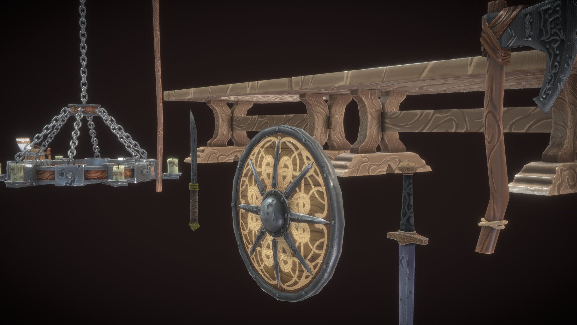 Viking_medieval_Props - Buy Royalty Free 3D model by Hobu (@Hobu_Coffee ...