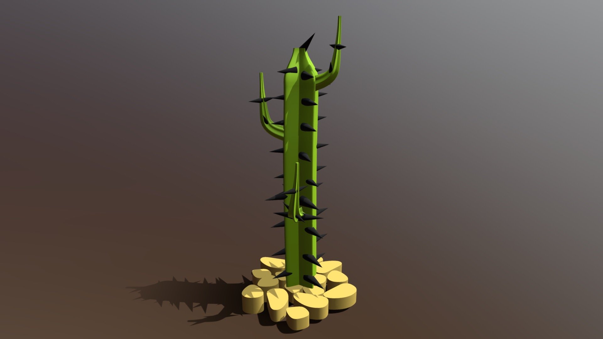 Cactus - Download Free 3D model by AVZ (@micropalaeontology) [d4b7b80 ...