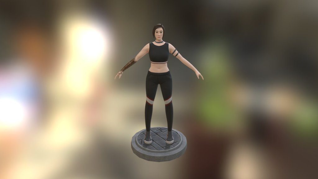 Myself in Blizzard's "Overwatch" style - 3D model by Lauren Cooper ...