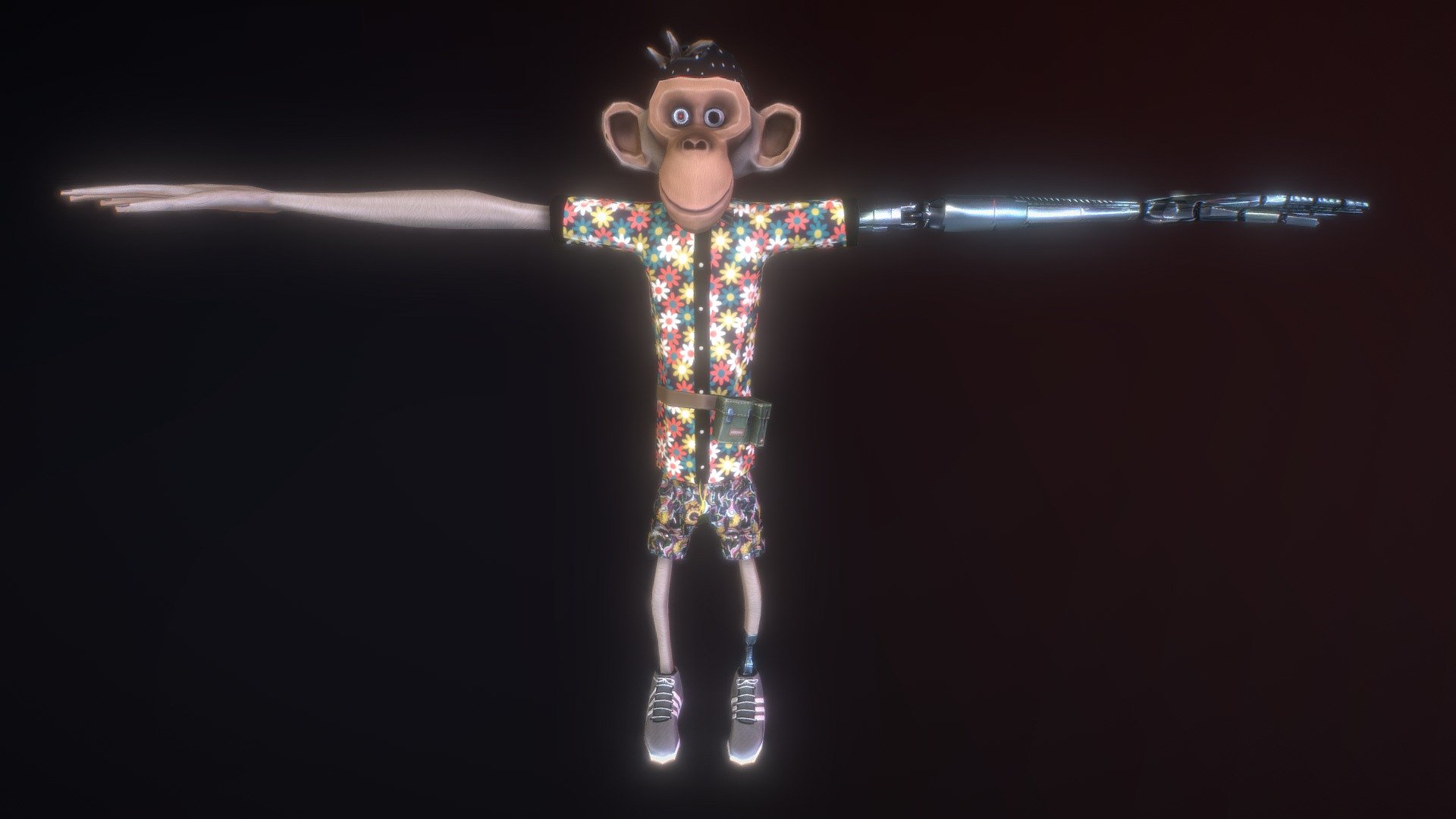 monkey - 3D model by akshaijohn [d4b8059] - Sketchfab
