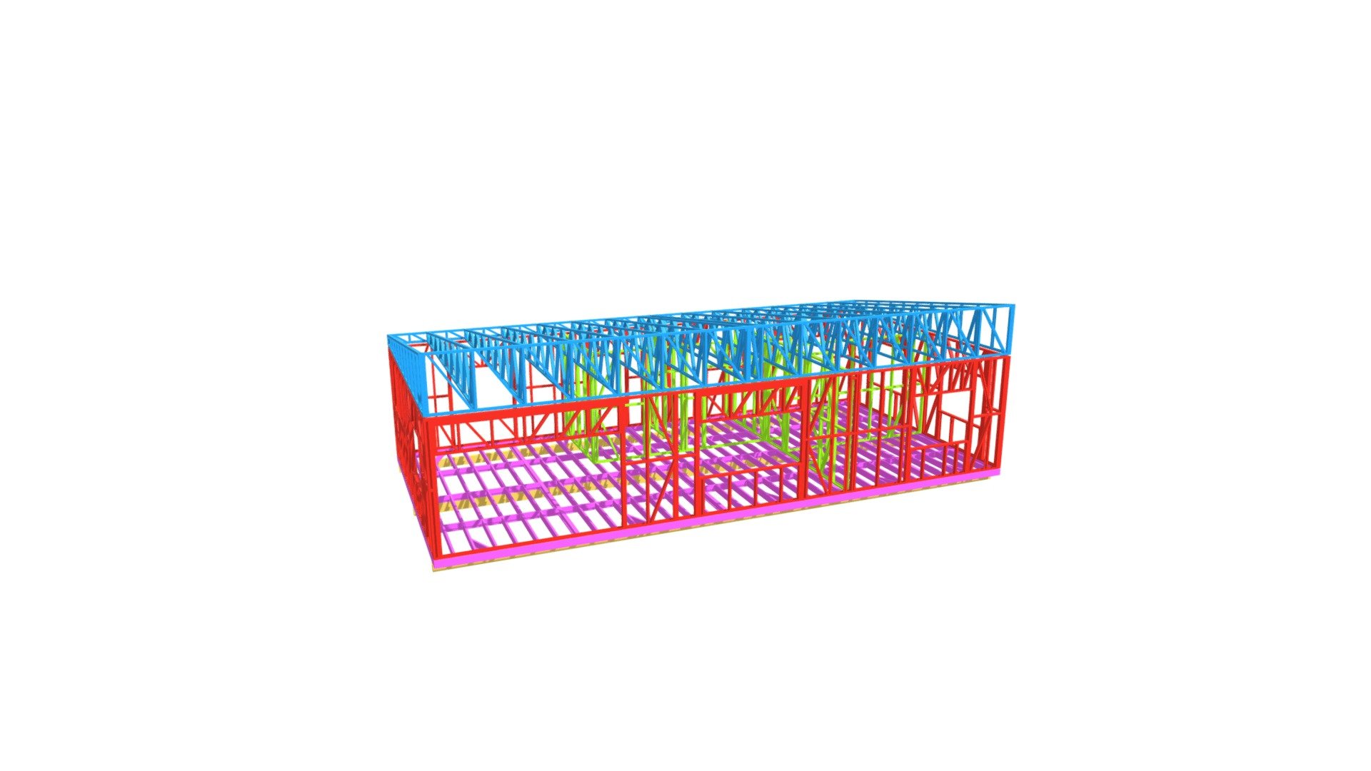 12m x 6.5m Minor Dwelling-REV2 - Download Free 3D model by Steel Frames ...