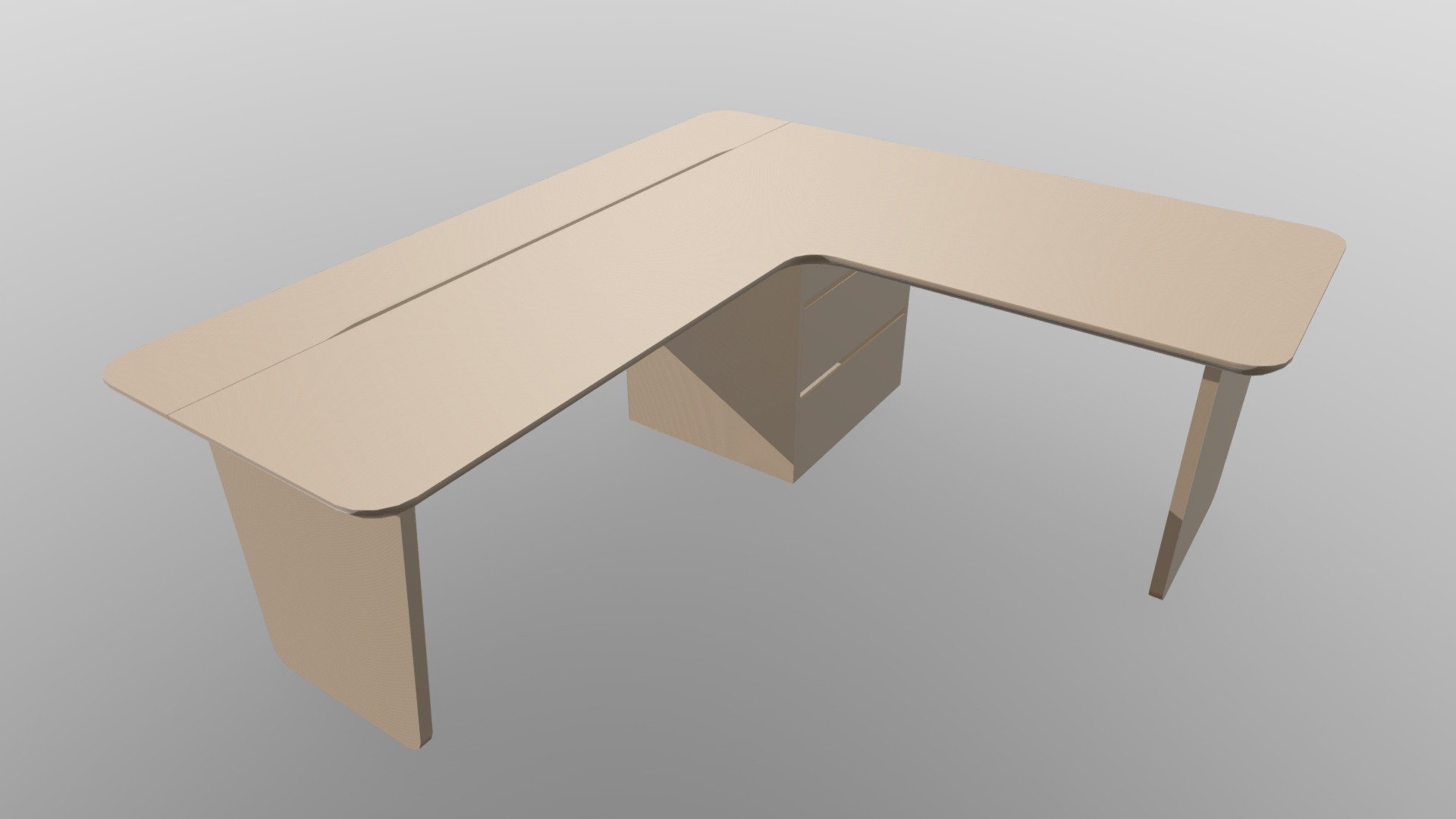 Karataş L Table - 3D model by Lagum [d4b9210] - Sketchfab