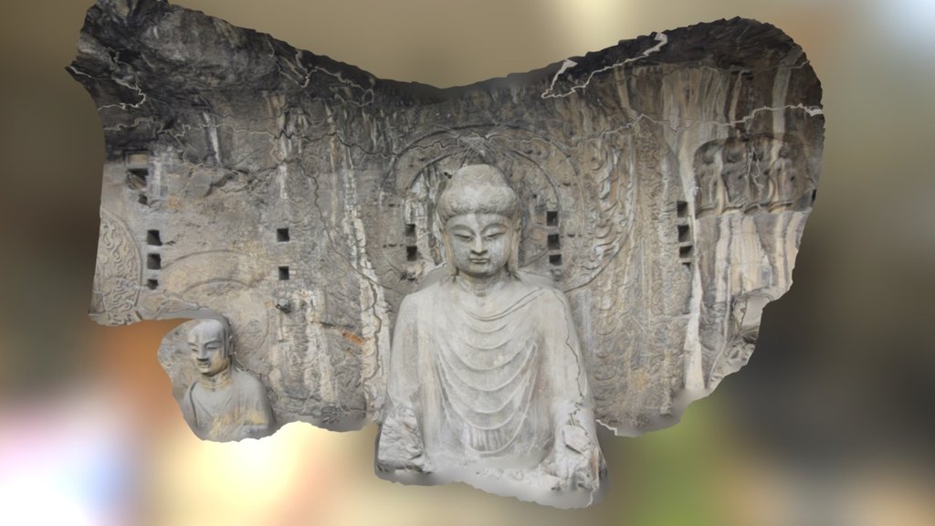 Longmen Grottoes - 3D model by Kacha3D [d4b92d1] - Sketchfab