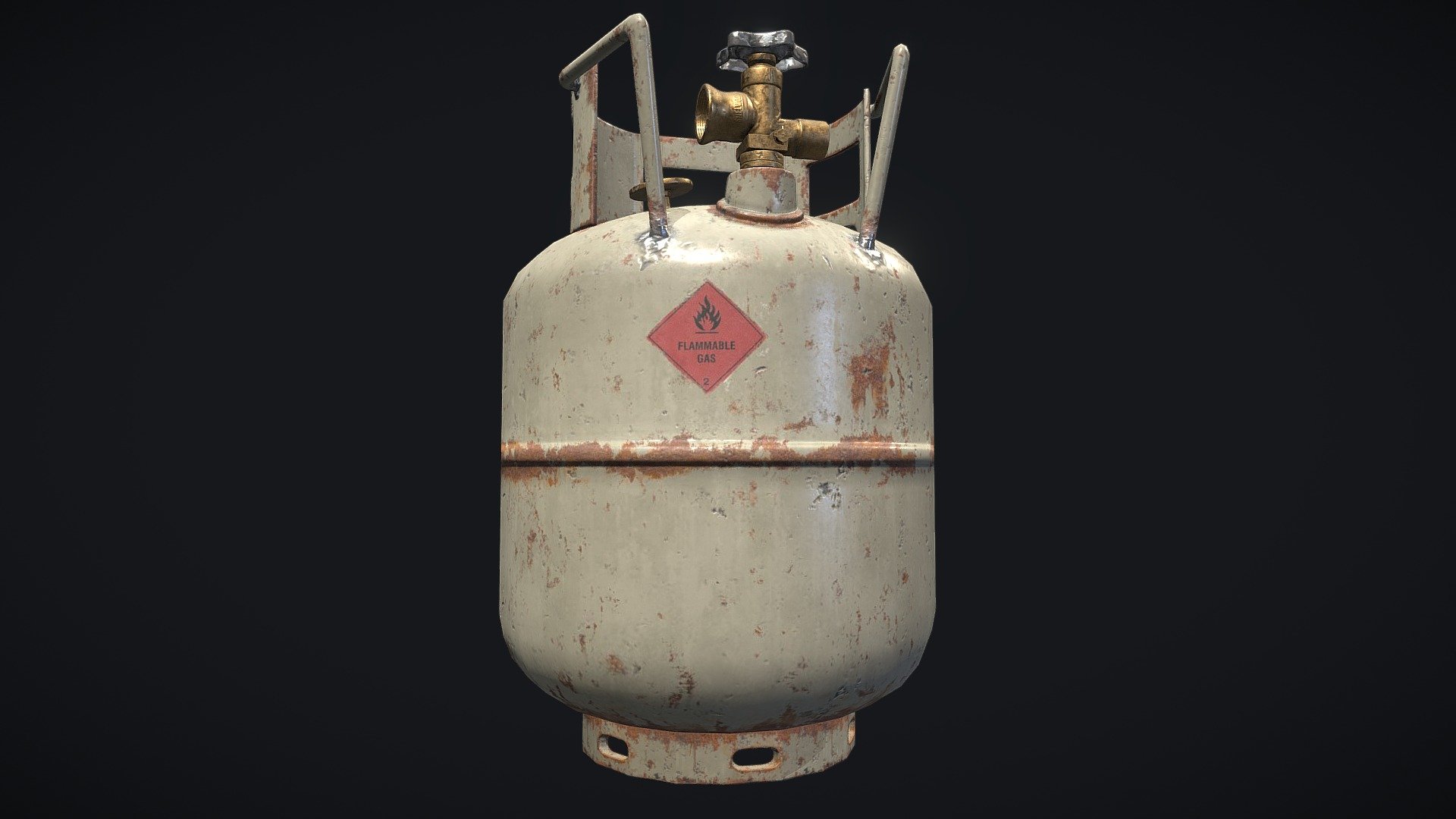 pbr propane tank - 3D model by jarivanhauwaert [d4b9353] - Sketchfab