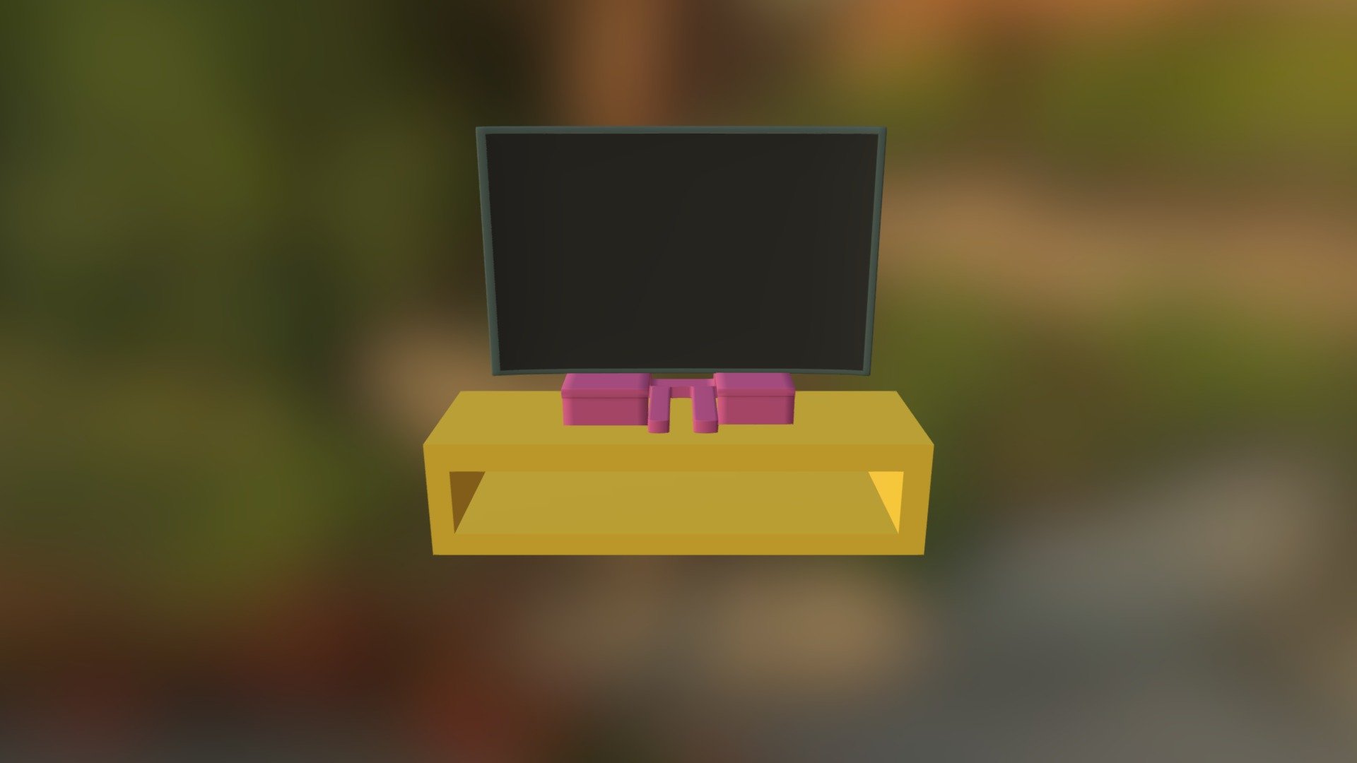 Tv Set 3ds Max → OBJ - 3D model by James [d4b9cd8] - Sketchfab