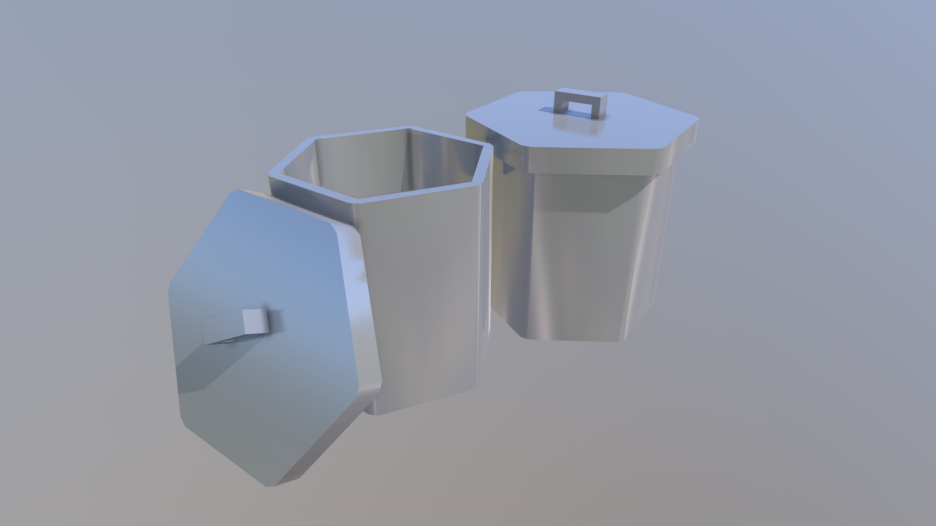 Trash Cans - Download Free 3D model by NTSC [d4bb72c] - Sketchfab