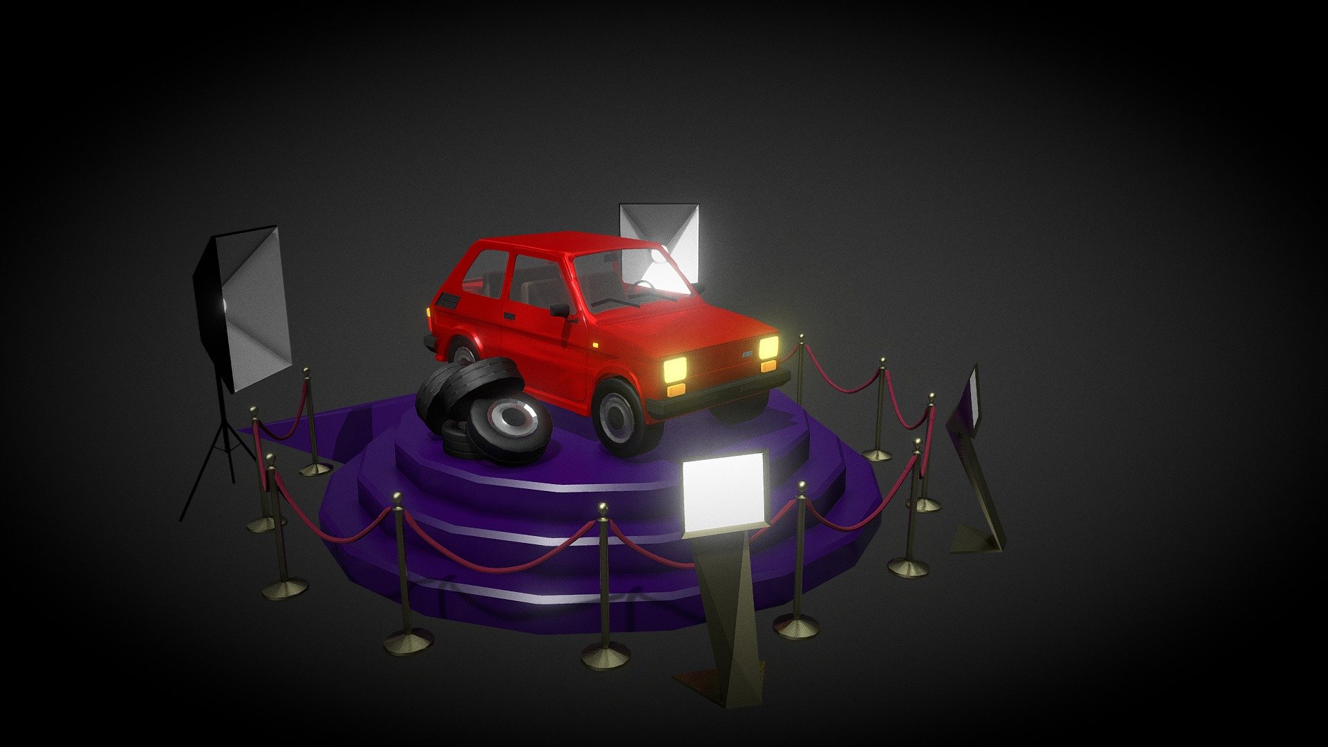 Project_Fiat_126p - 3D model by Deaver [d4bb7a5] - Sketchfab